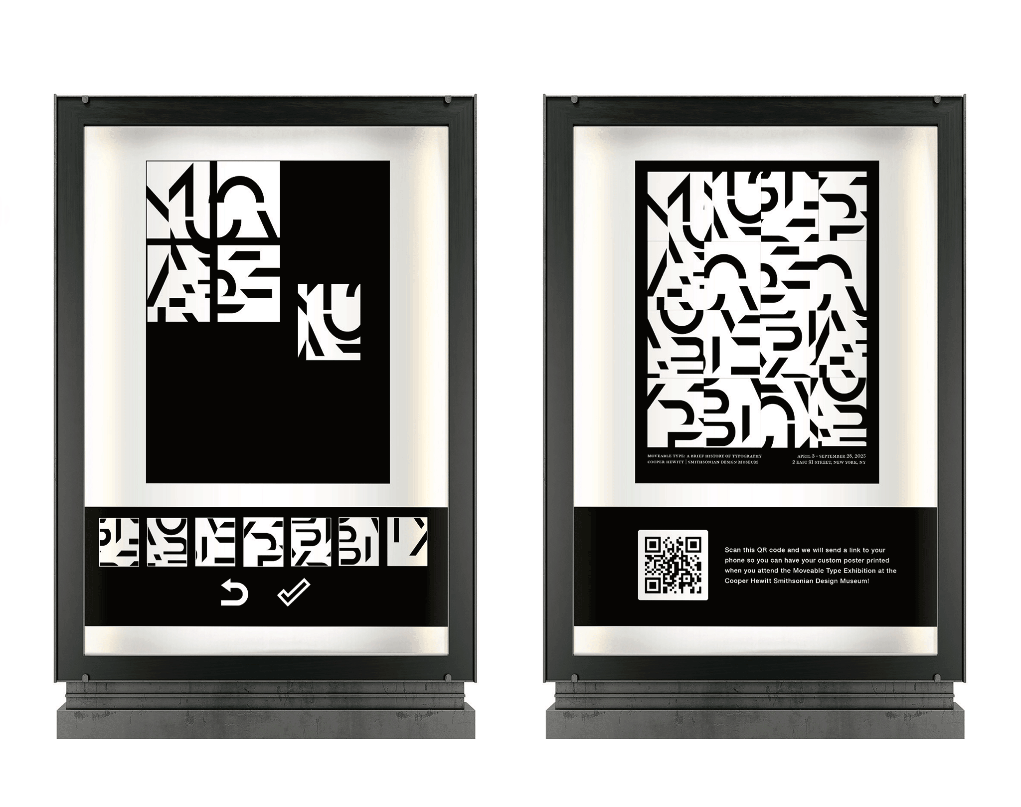 Moveable Type Exhibition Poster by Cindy Lee – SVA Design
