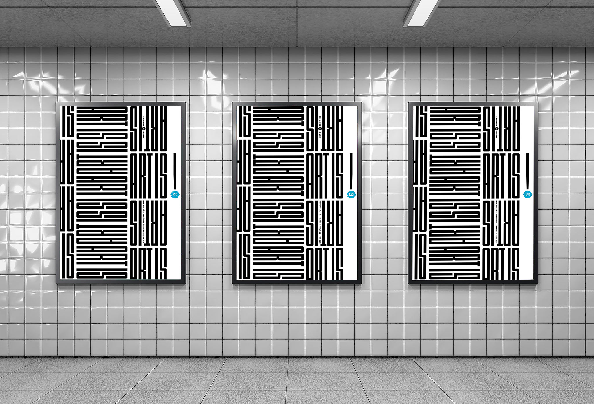 SVA Subway Poster by Cindy Lee – SVA Design