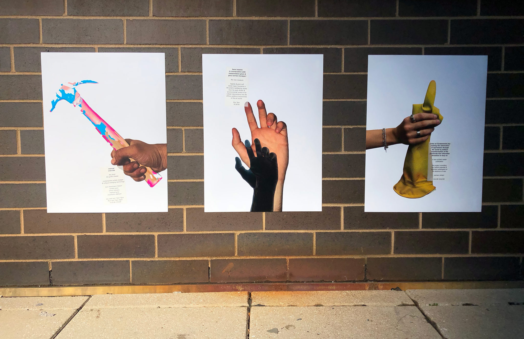 Manual Override Poster Series by Dylan Cramer – SVA Design