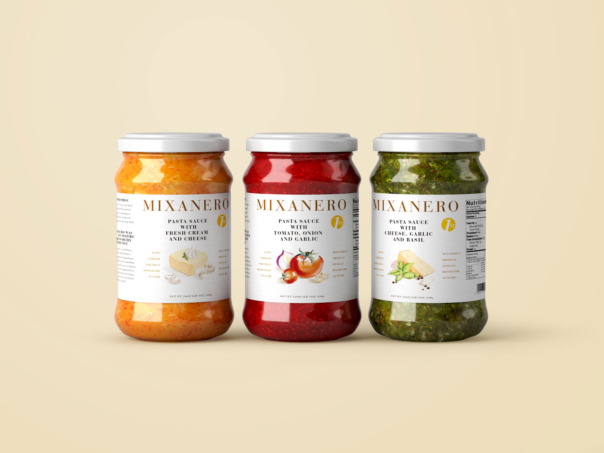 Pasta Sauce Packaging by Xinyi Chen – SVA Design