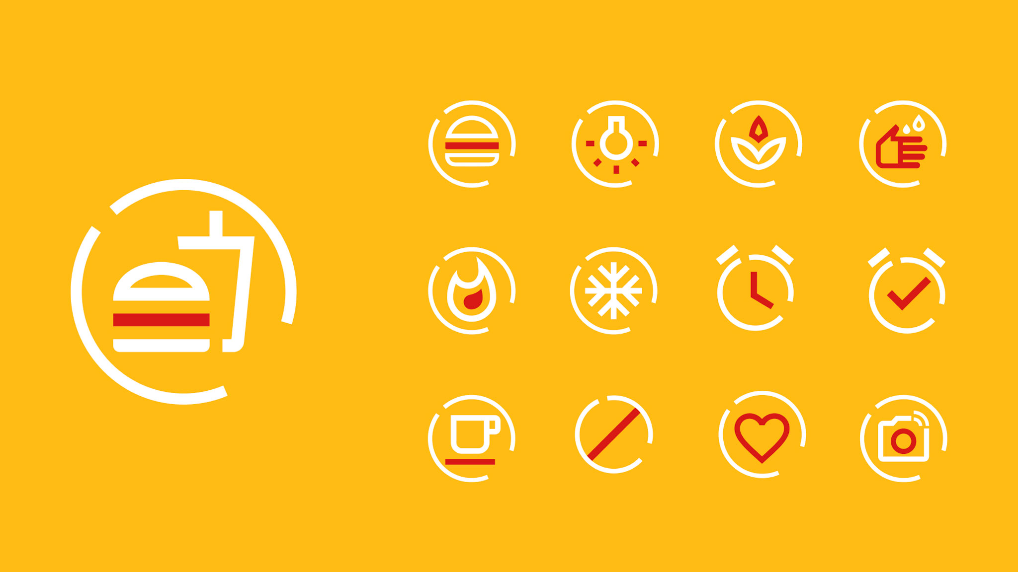 McDonald's Icon Set by Isaac Siyue Zhang – SVA Design