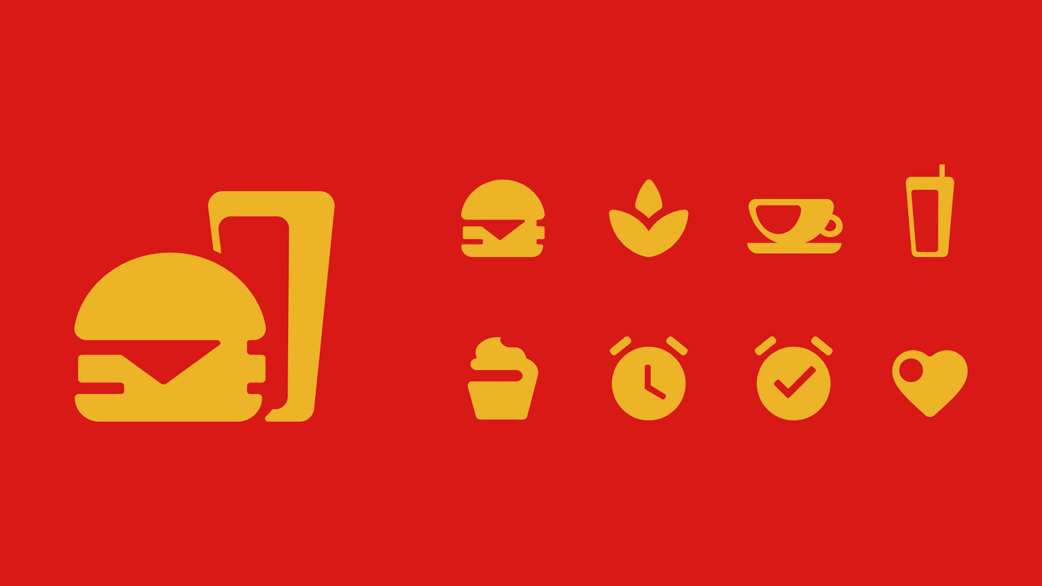 McDonald's Icon Set by Isaac Siyue Zhang – SVA Design