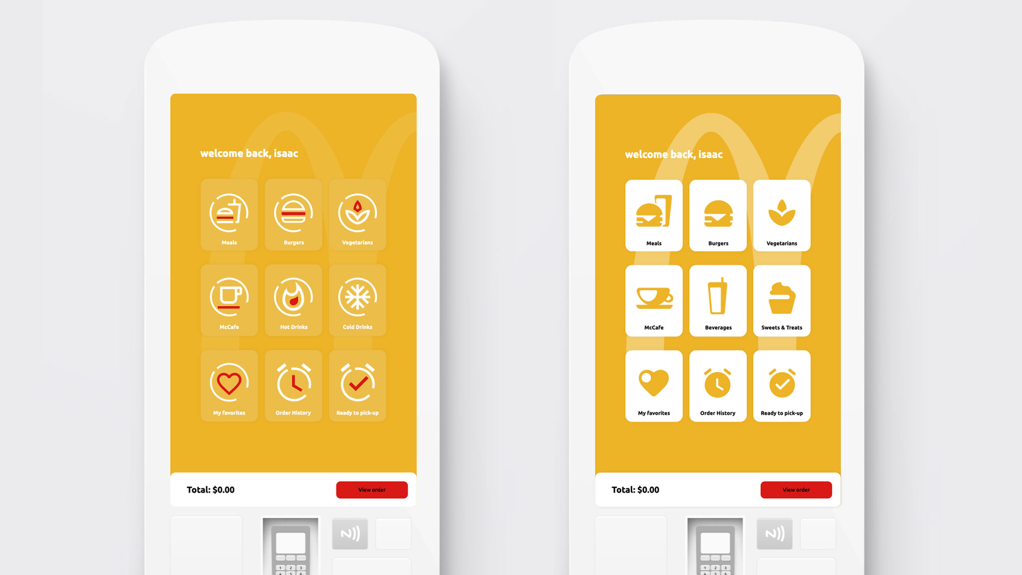McDonald's Icon Set by Isaac Siyue Zhang – SVA Design