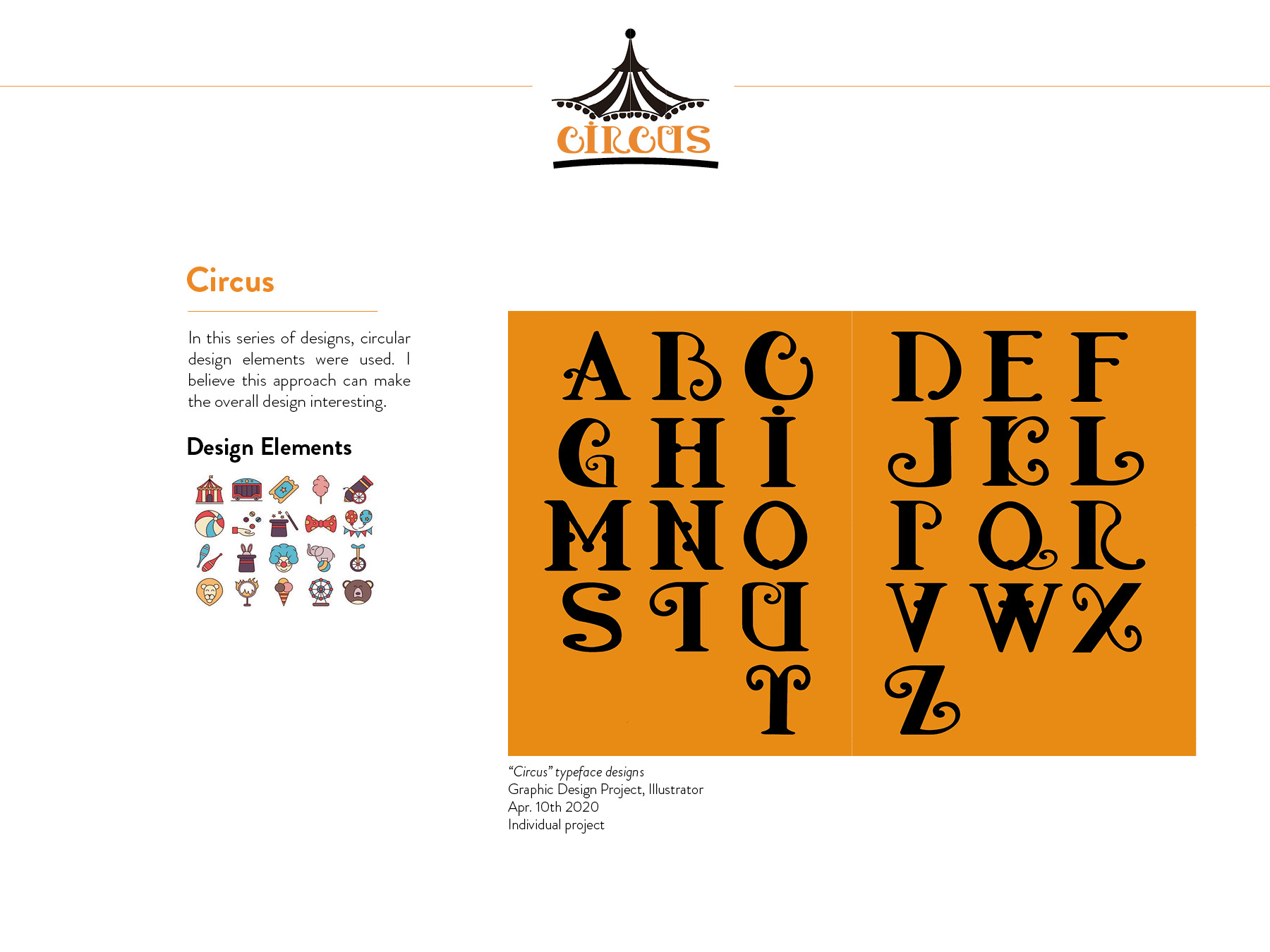 Circus Typeface by Jialu Chen – SVA Design