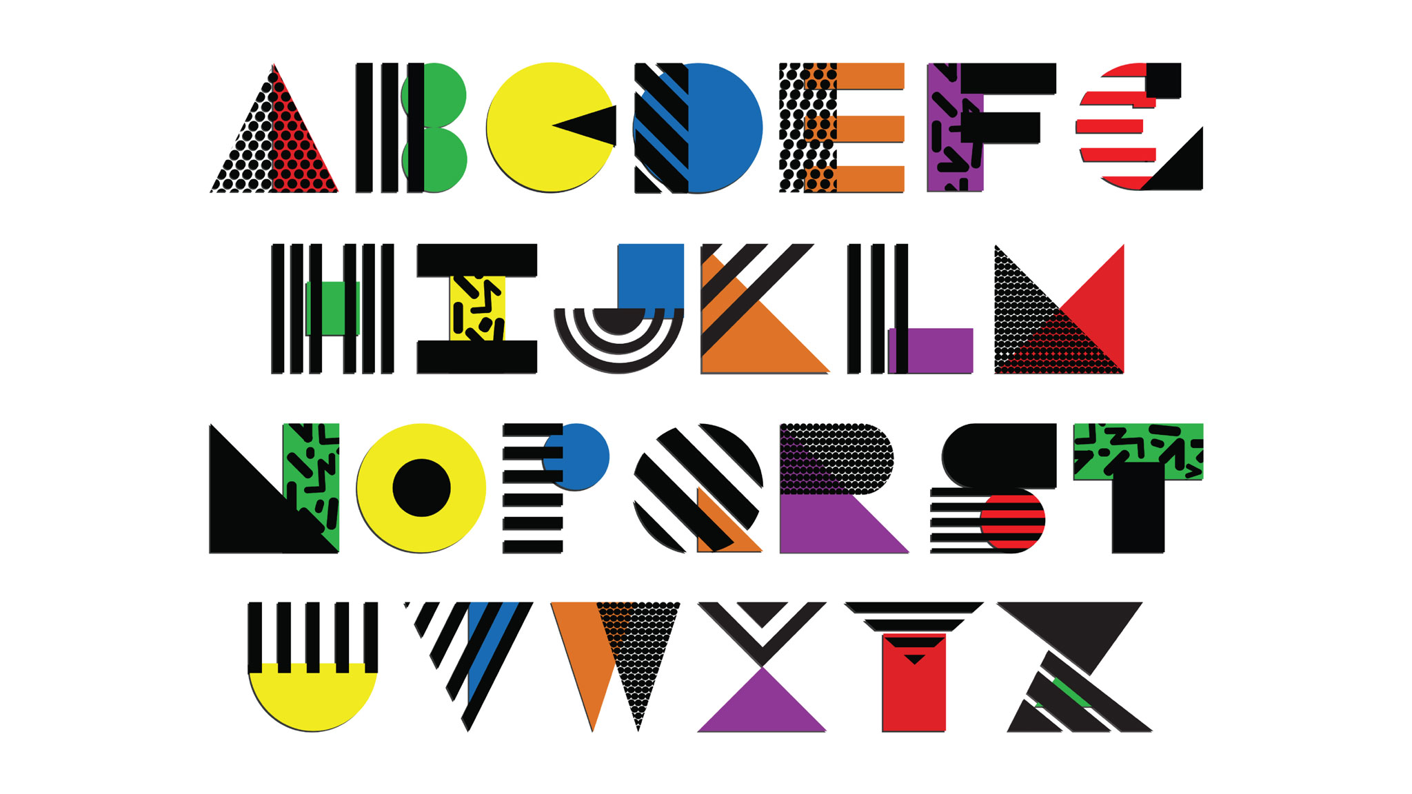Geometric Alphabet by Brittany Purcell – SVA Design