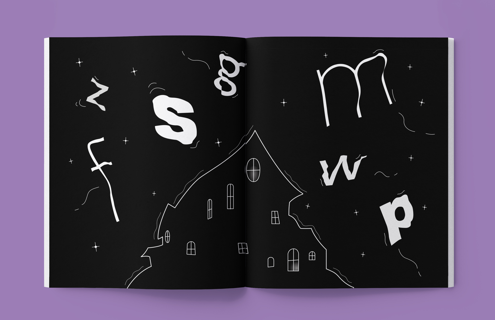 Ghost Typography and Zine by Jennifer Kim – SVA Design