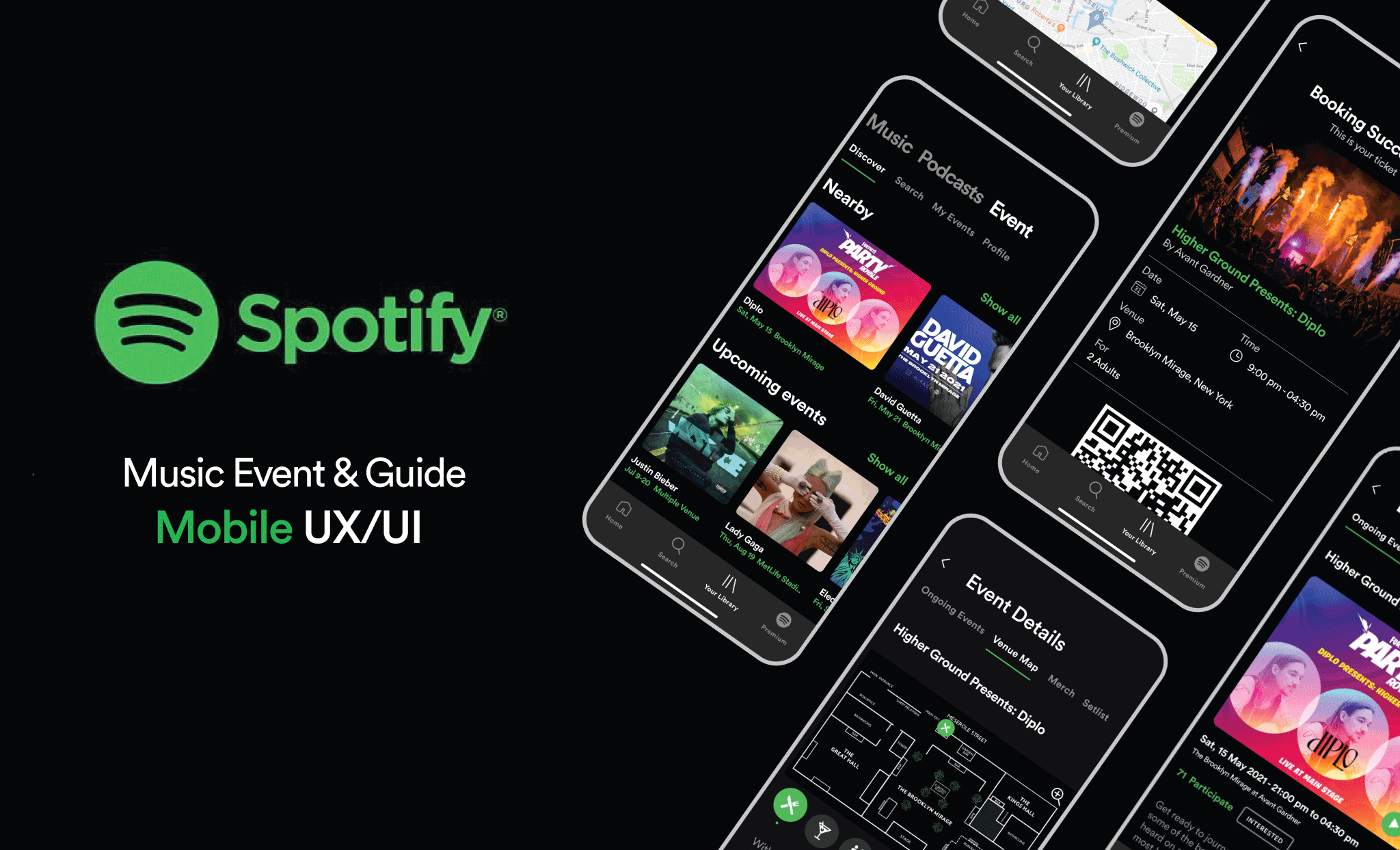 Spotify Music Event Feature by Xiaojing Ren – SVA Design