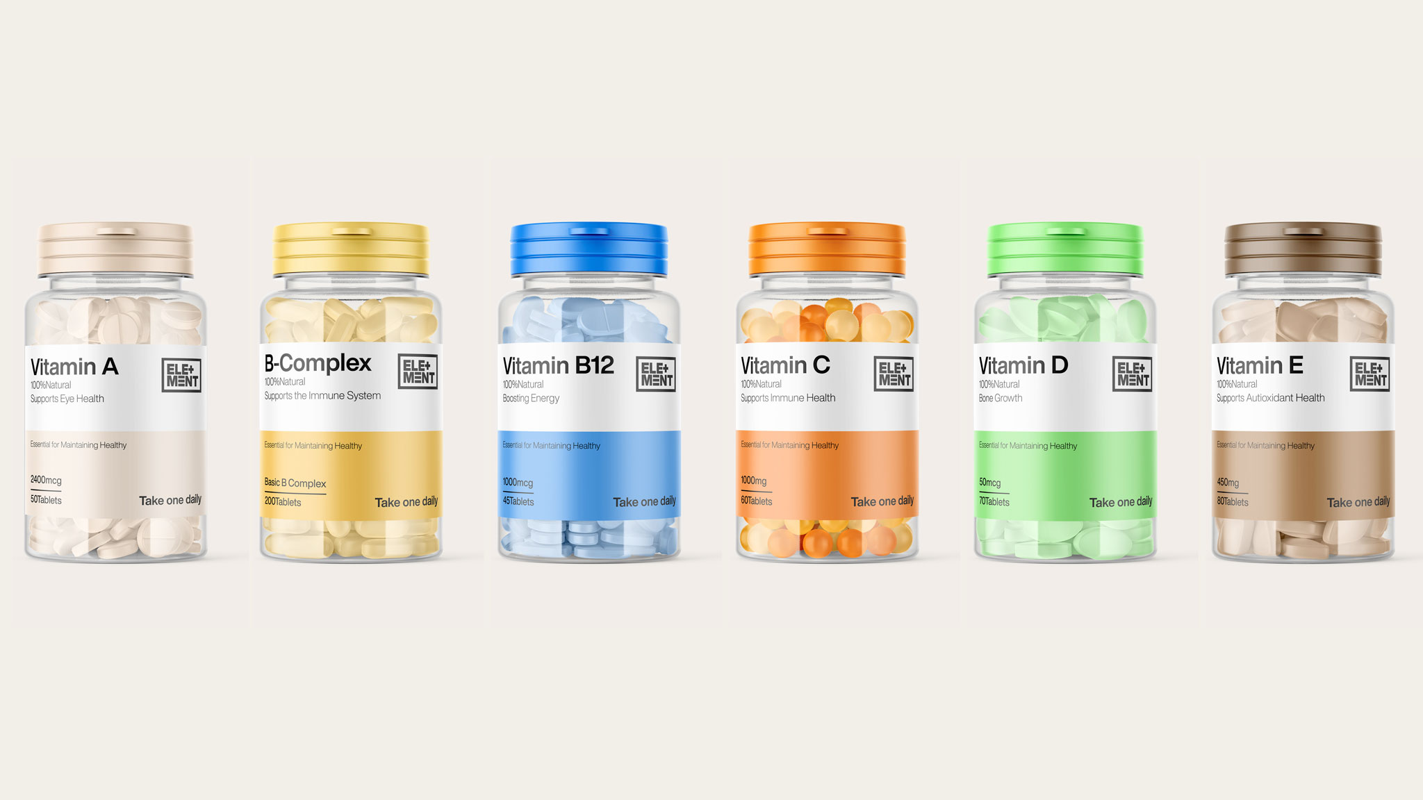 Element+ Vitamin Packaging by Meng Chen – SVA Design