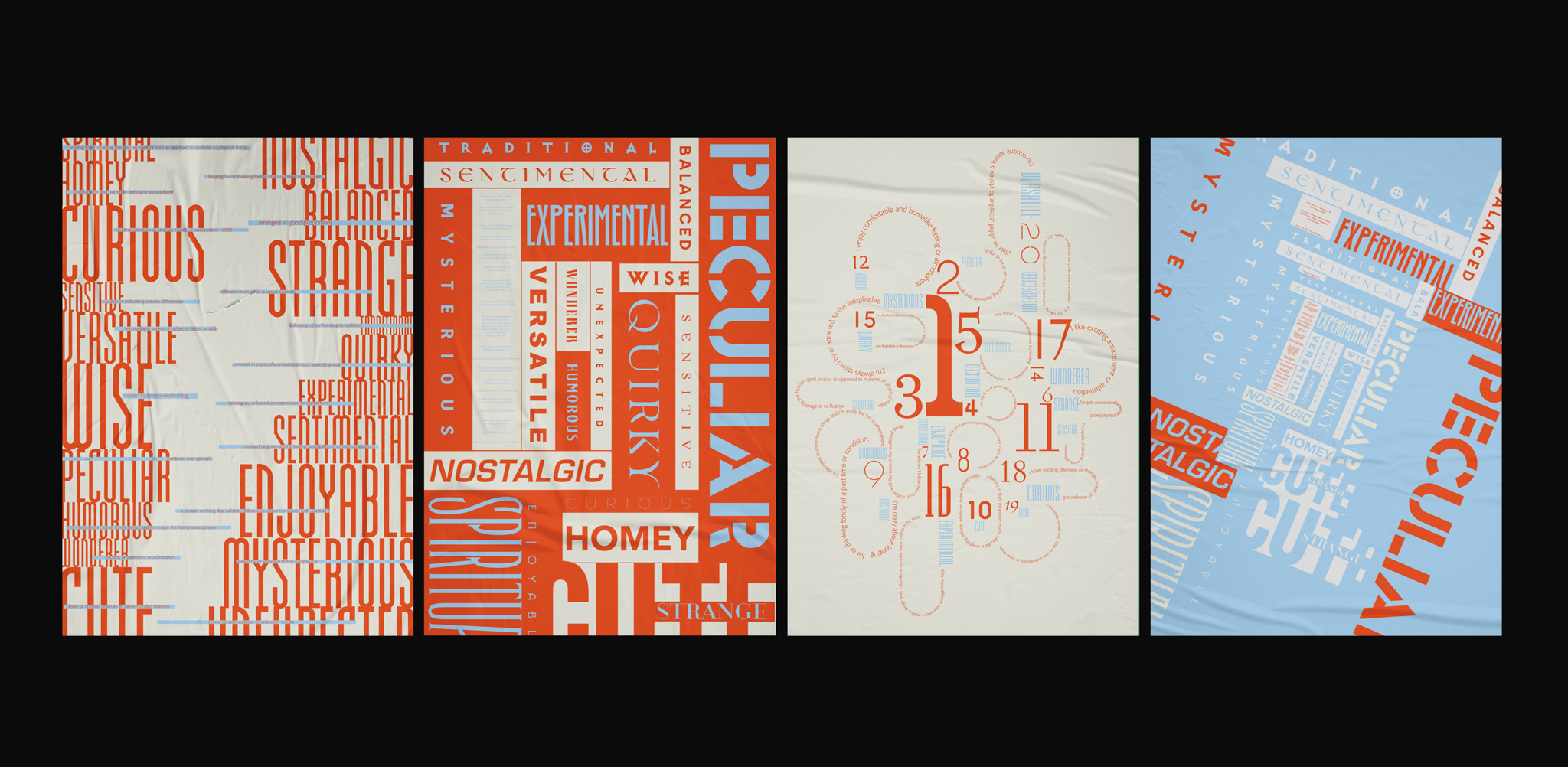 Self Promotion Poster Series by Jingyi Zheng – SVA Design