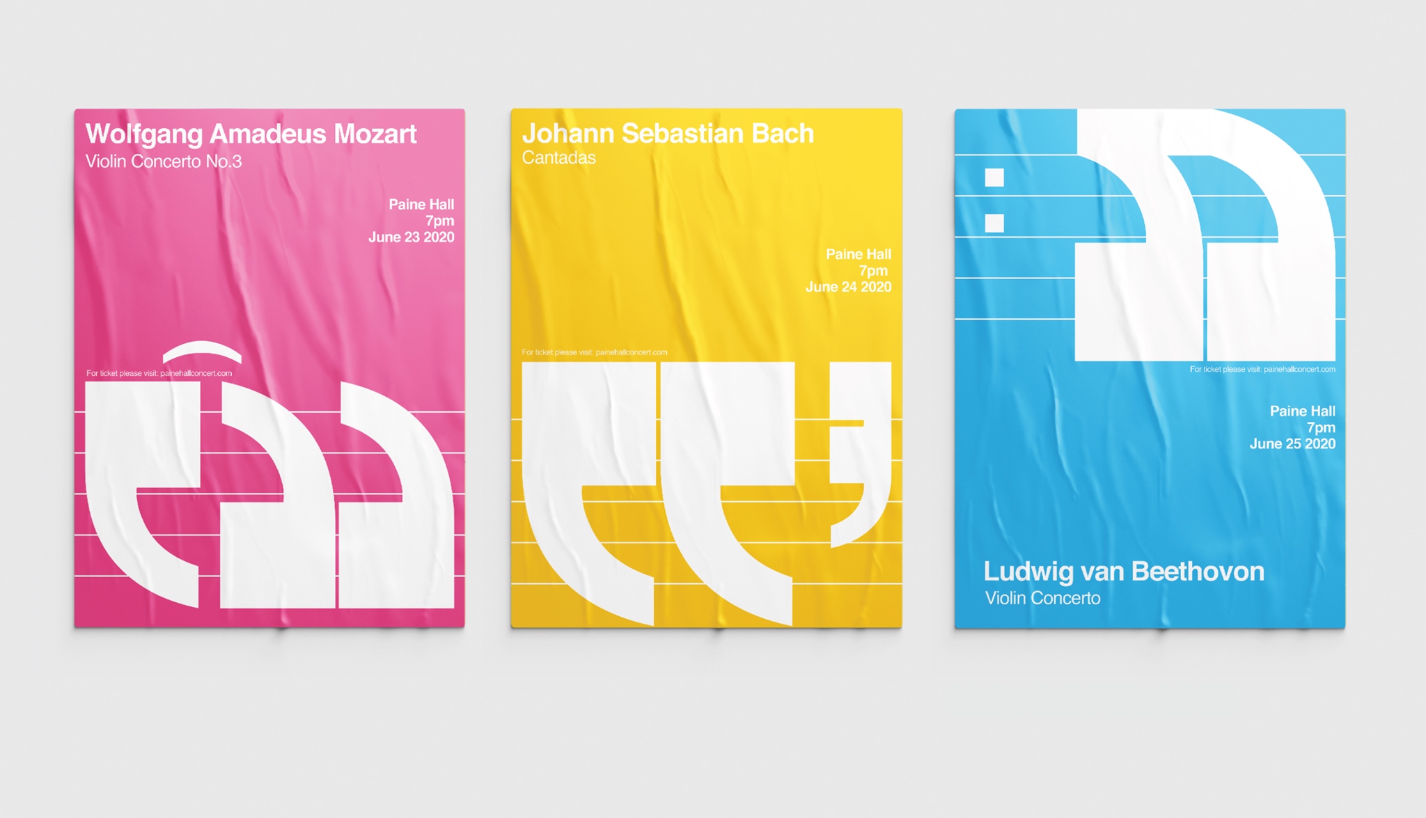 Modern-Classic Concert Poster by Sabrina Ma – SVA Design