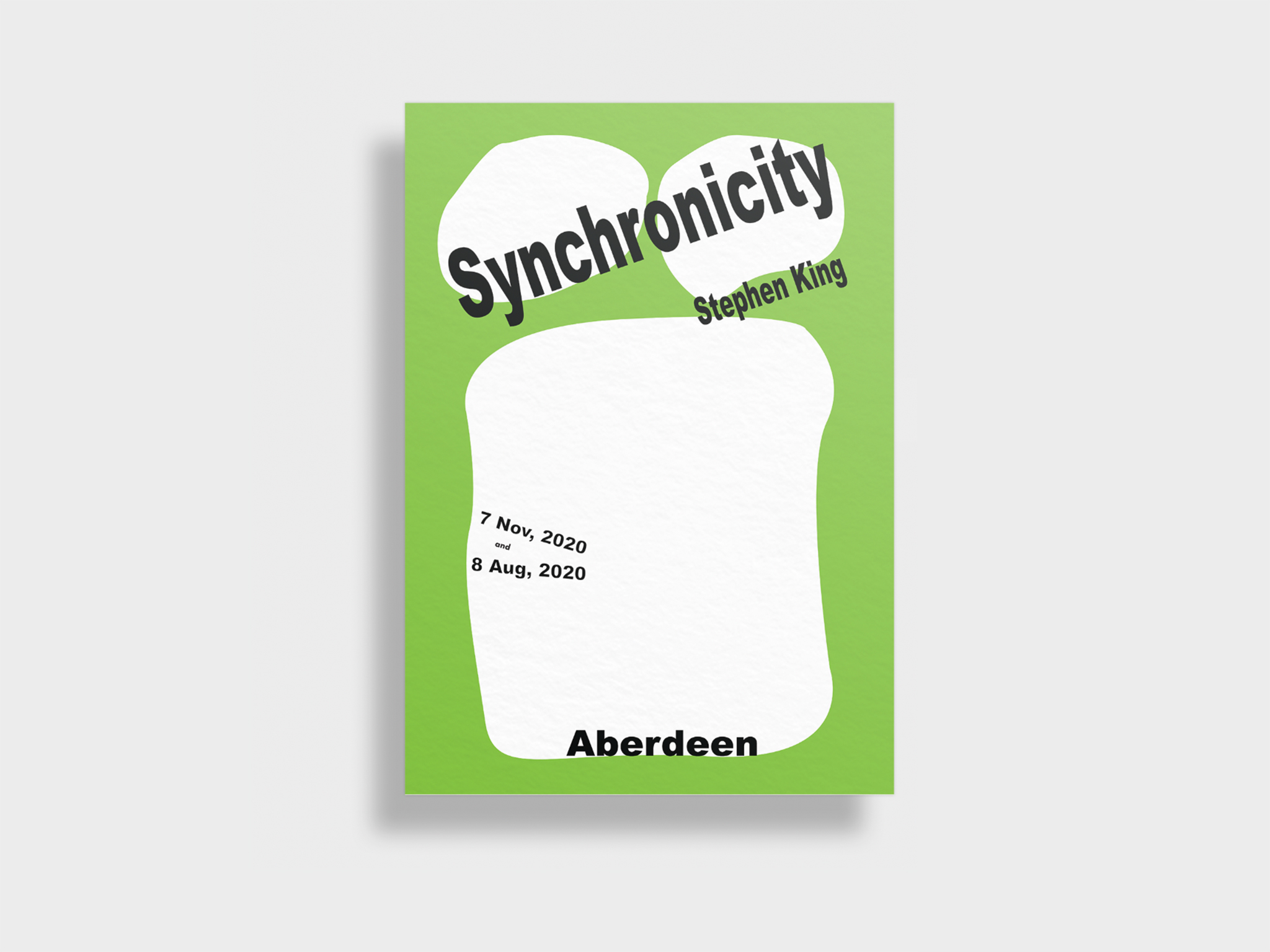 Event Poster by Yue Shu – SVA Design