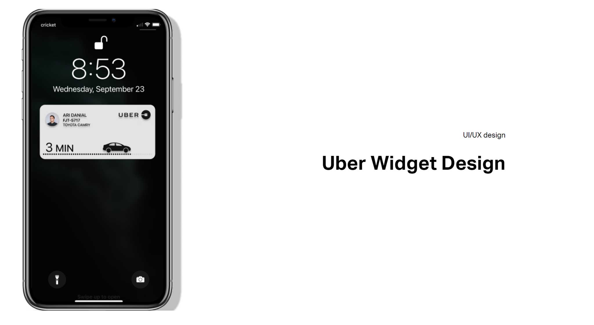 Uber Widget Design by Zhishuo Cheng – SVA Design