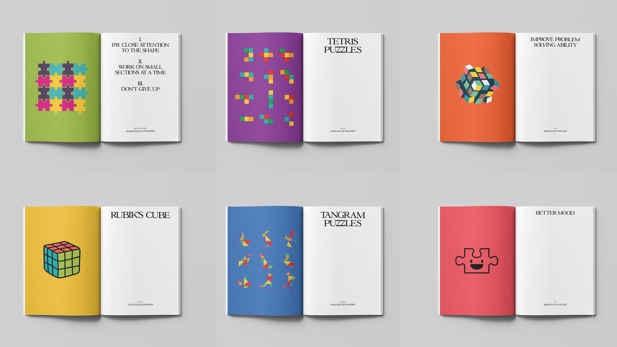 Puzzle Zine Design by Xinya Huang – SVA Design
