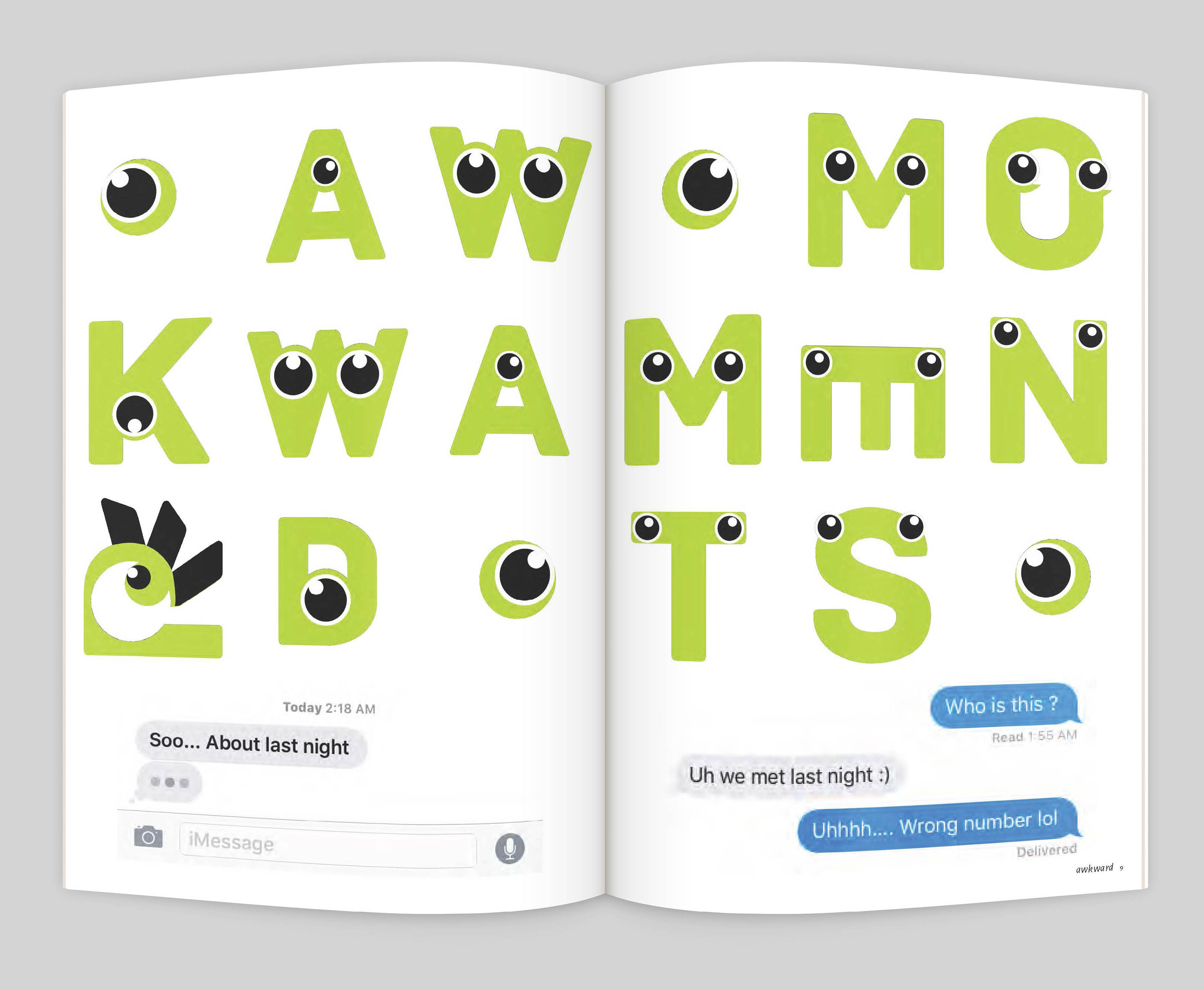 Awkward Magazine by Meaghan Dwyer – SVA Design