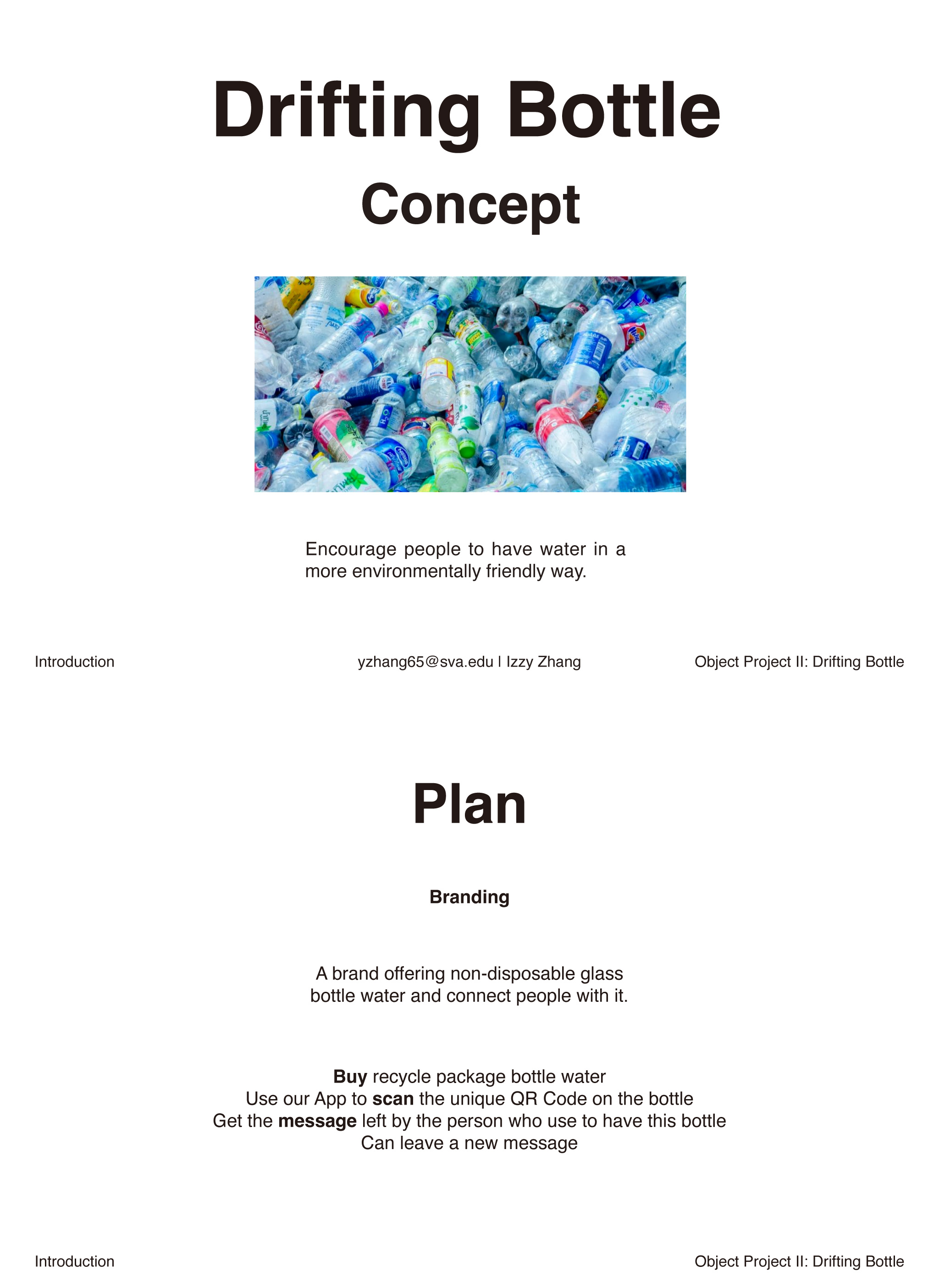 Drifting Bottle by Izzy Zhang – SVA Design