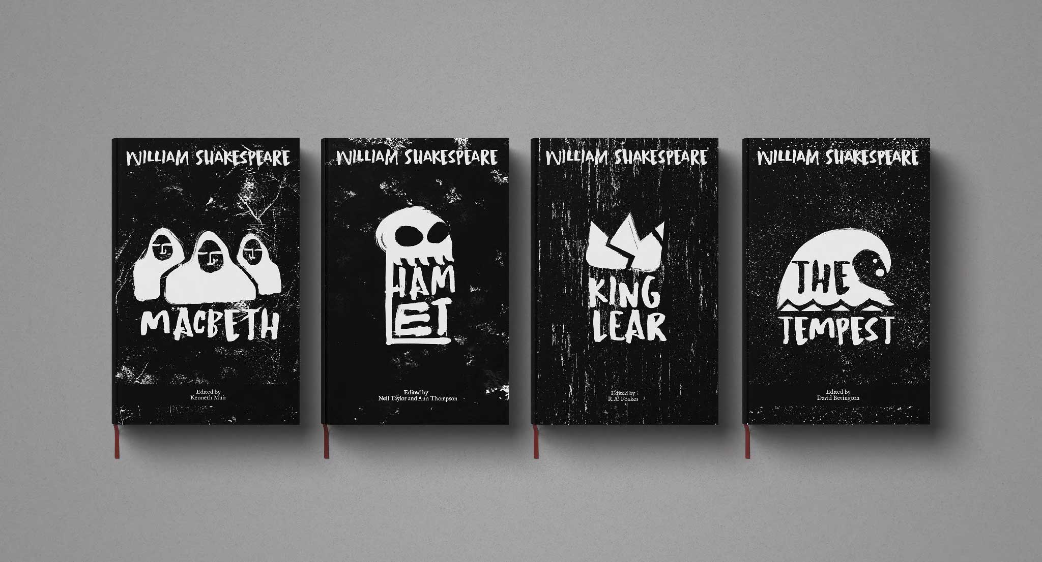 William Shakespeare's Book Covers by Wenshun Tang – SVA Design