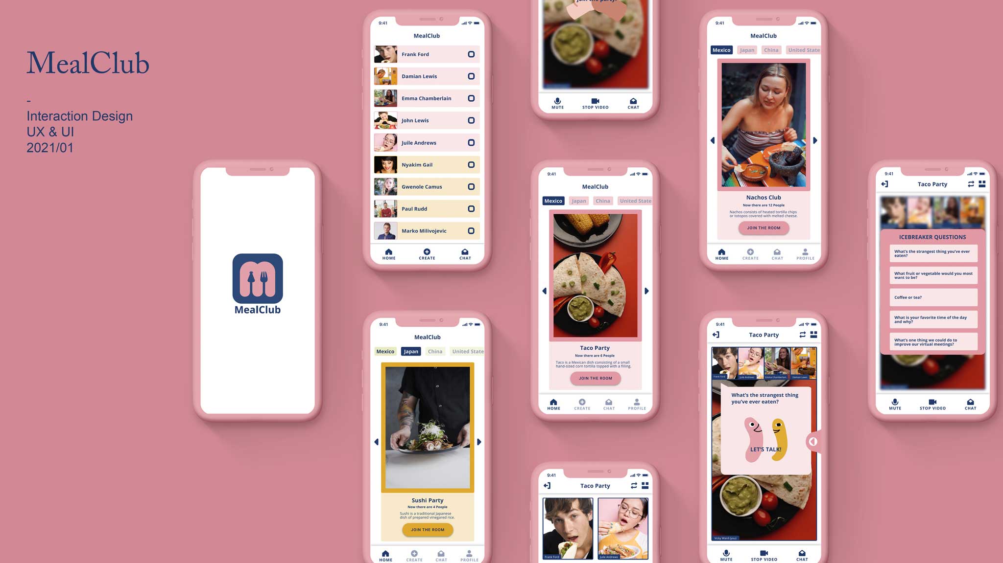 MealClub App by Ziting Zhou – SVA Design