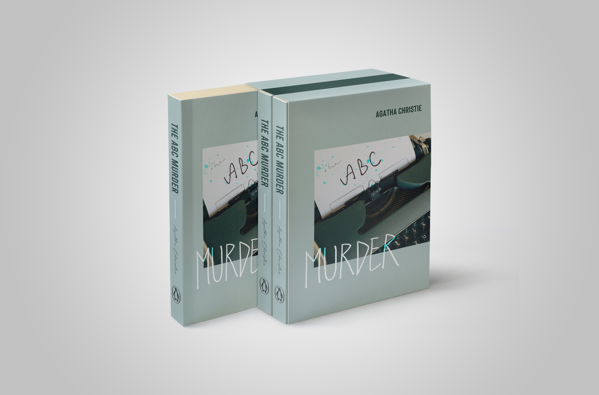 Handwritten Book Cover Series for Agatha Christie's Novels by Yutian ...