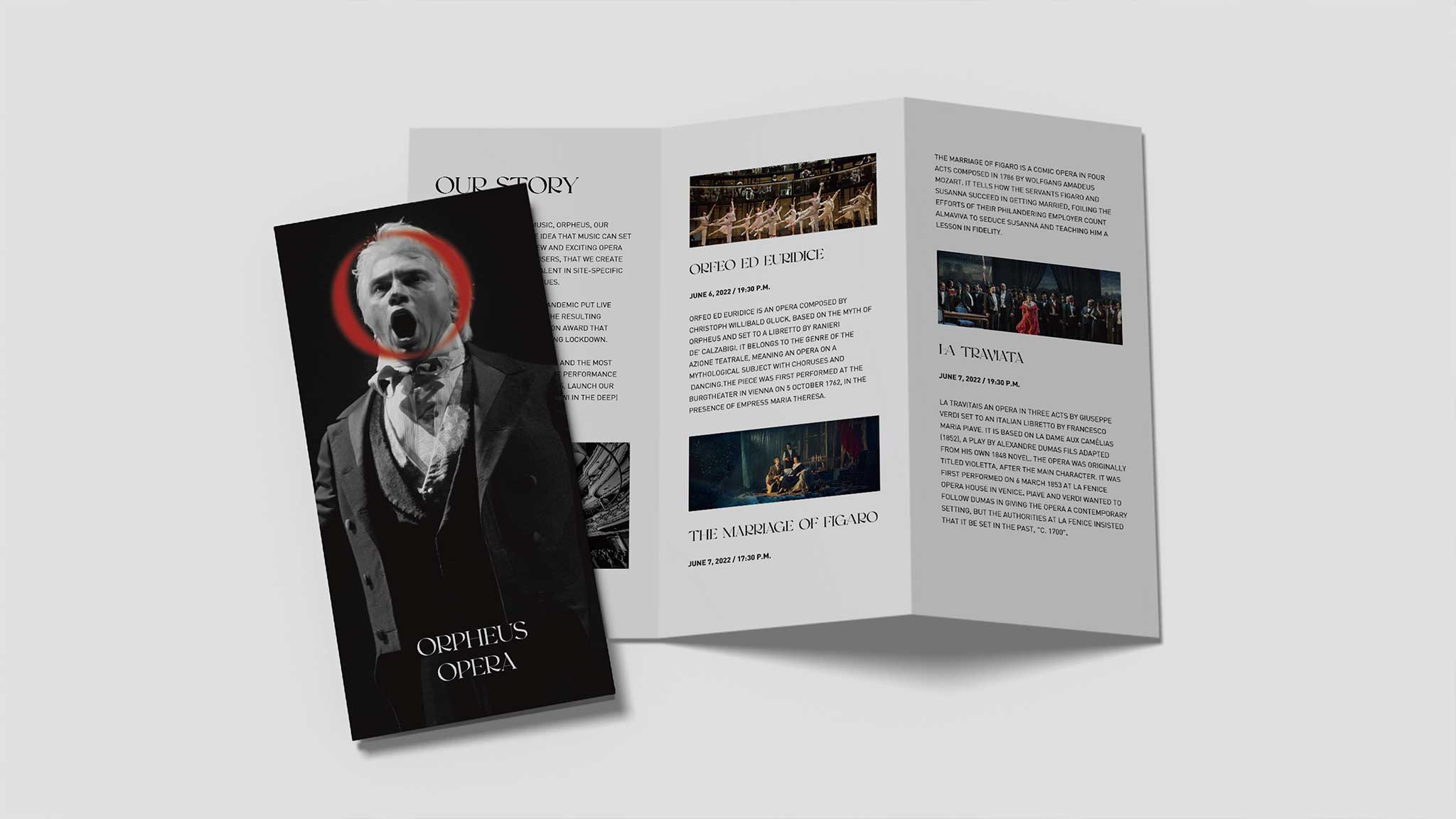 Orpheus Opera Branding by Ruotong Cui – SVA Design