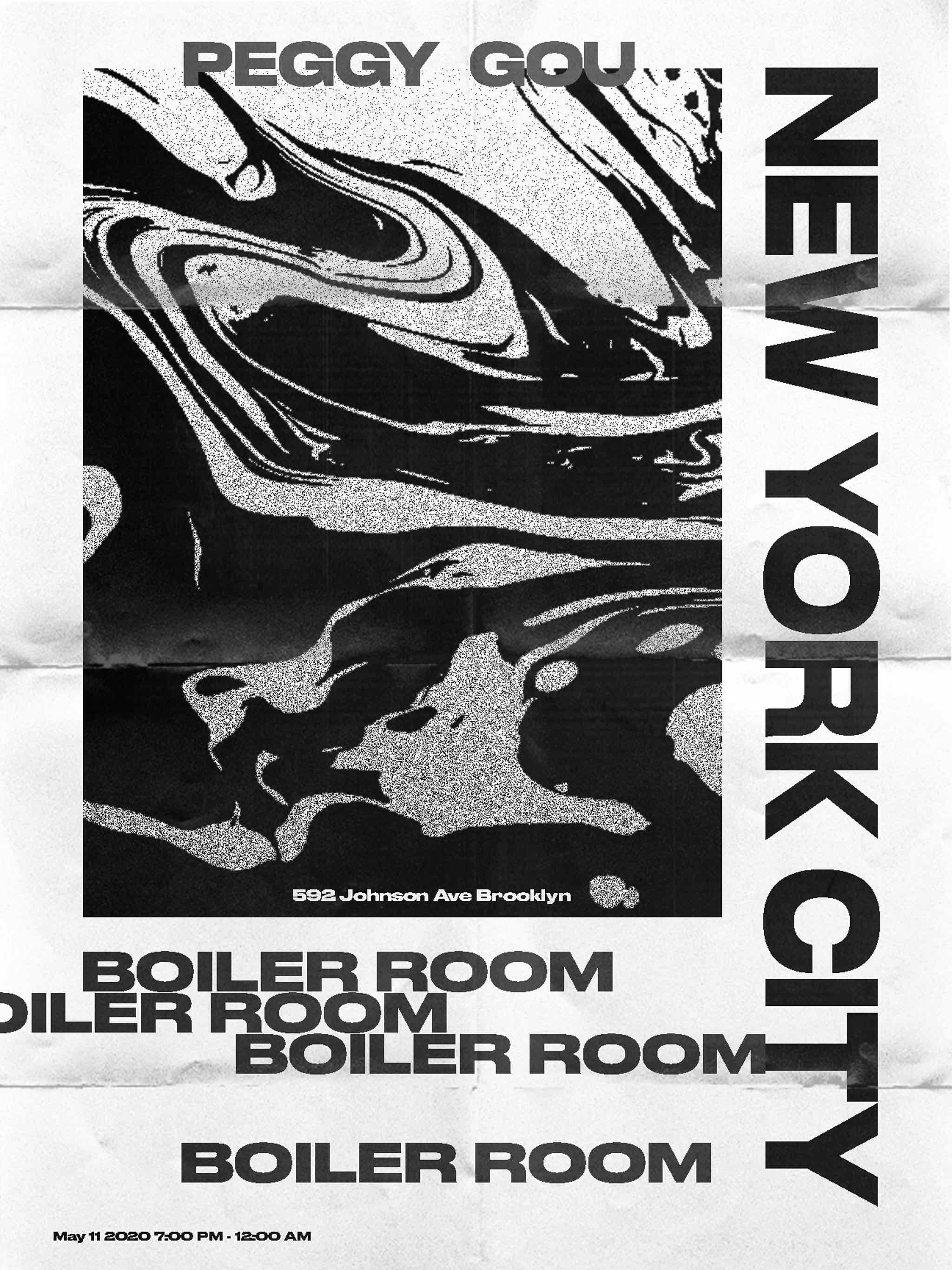 Boiler Room poster series by Mariana Cromeyer – SVA Design