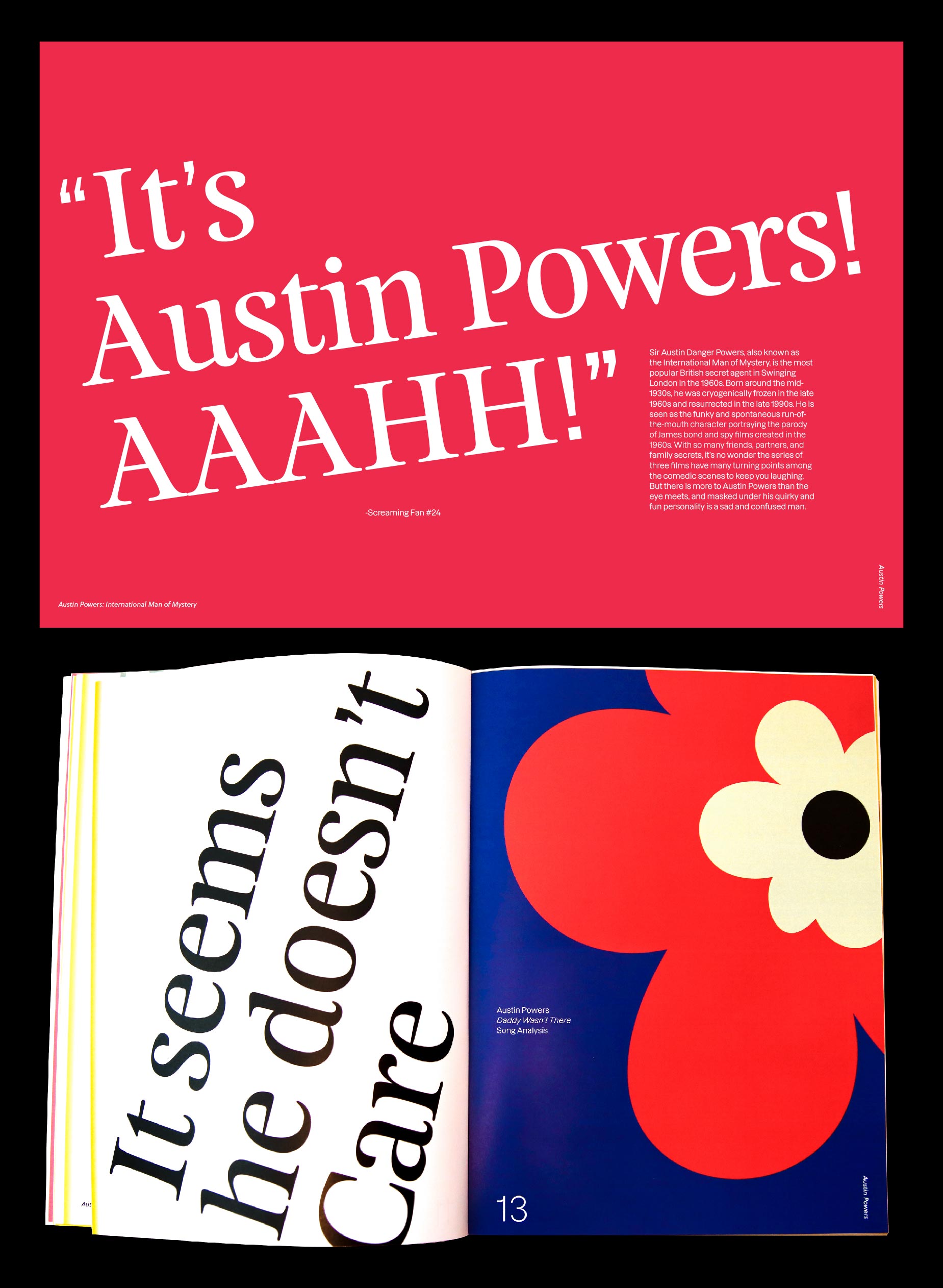 Austin Powers Book by Amanda Rodriguez – SVA Design