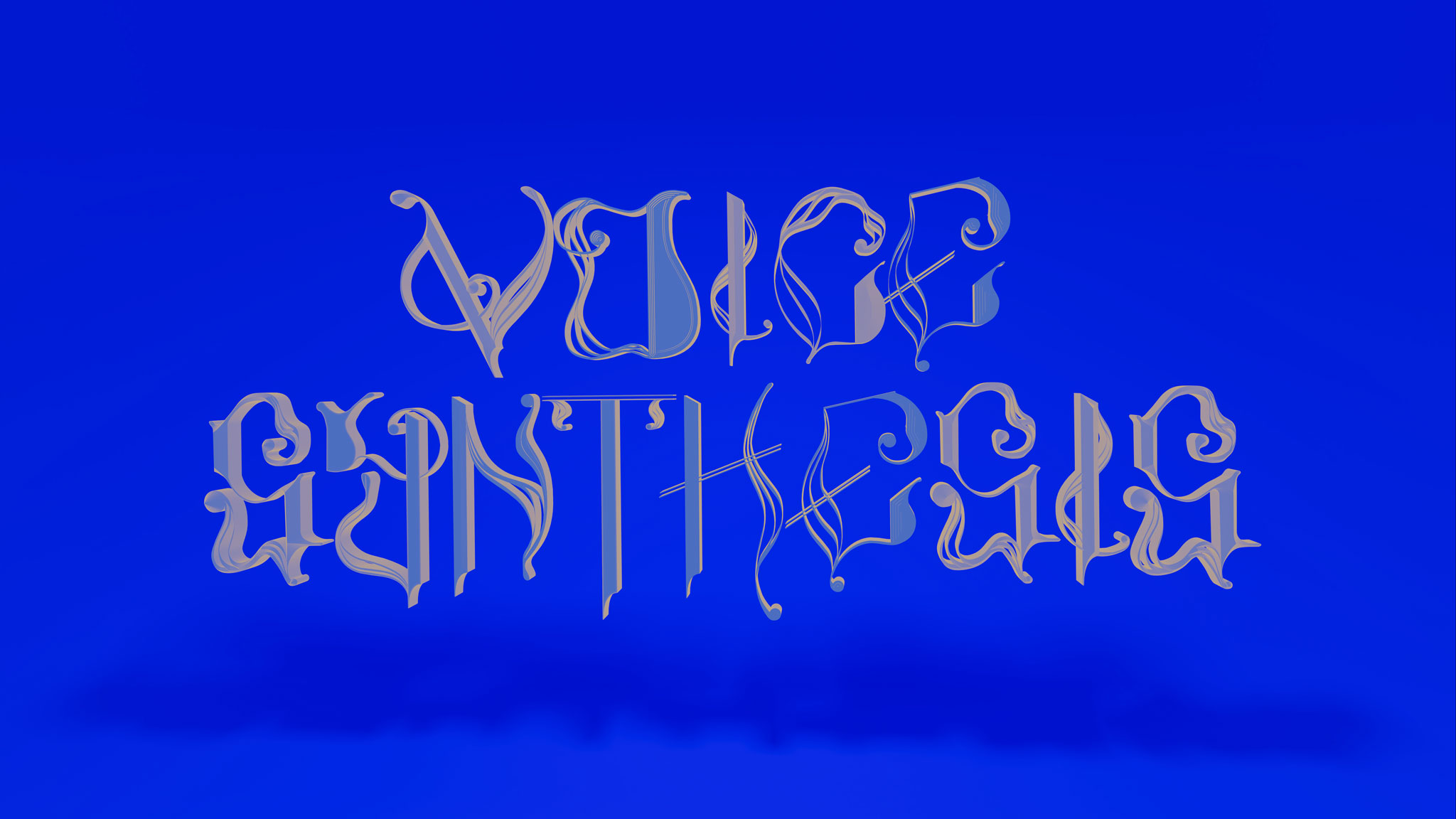 Typeface: Voice Synthesis pt.2 by Chuwen Zhang – SVA Design