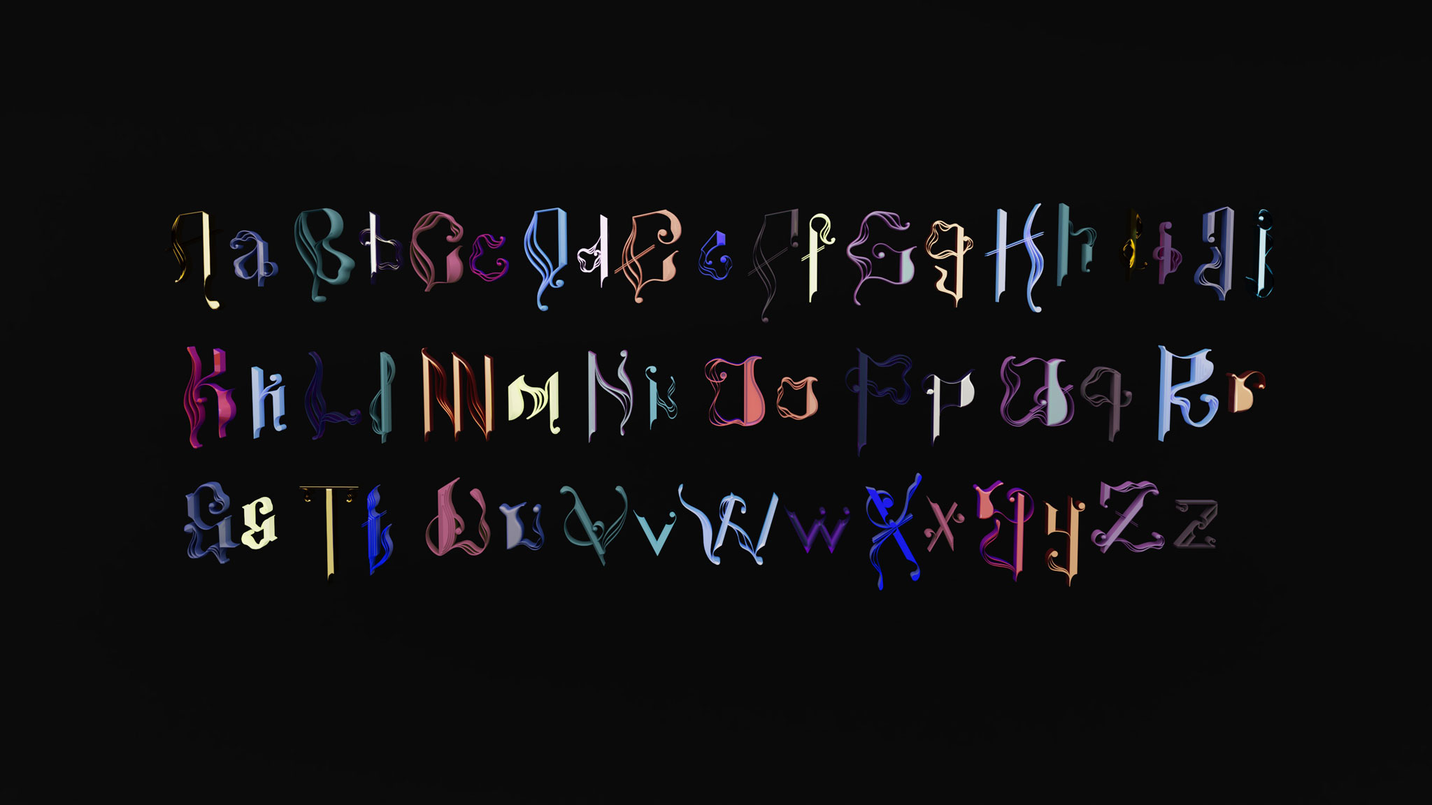 Typeface: Voice Synthesis pt.2 by Chuwen Zhang – SVA Design
