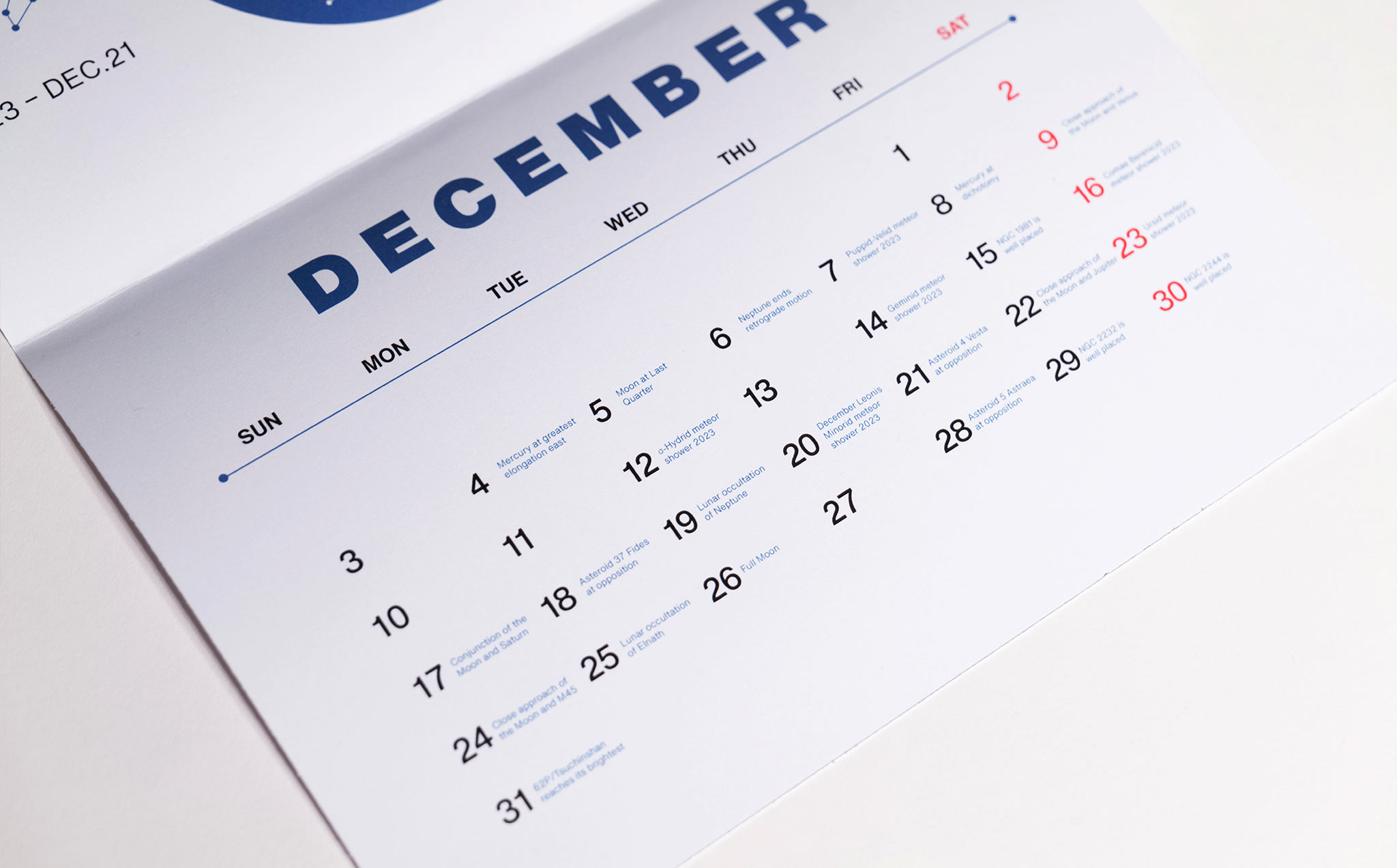 Constellation Calendar by Fenghun Liu – SVA Design