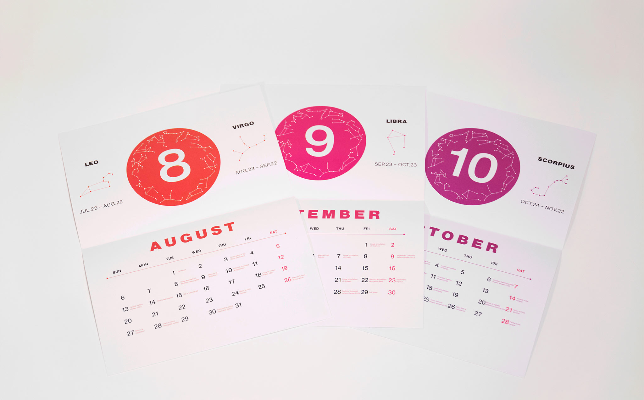 Constellation Calendar by Fenghun Liu – SVA Design