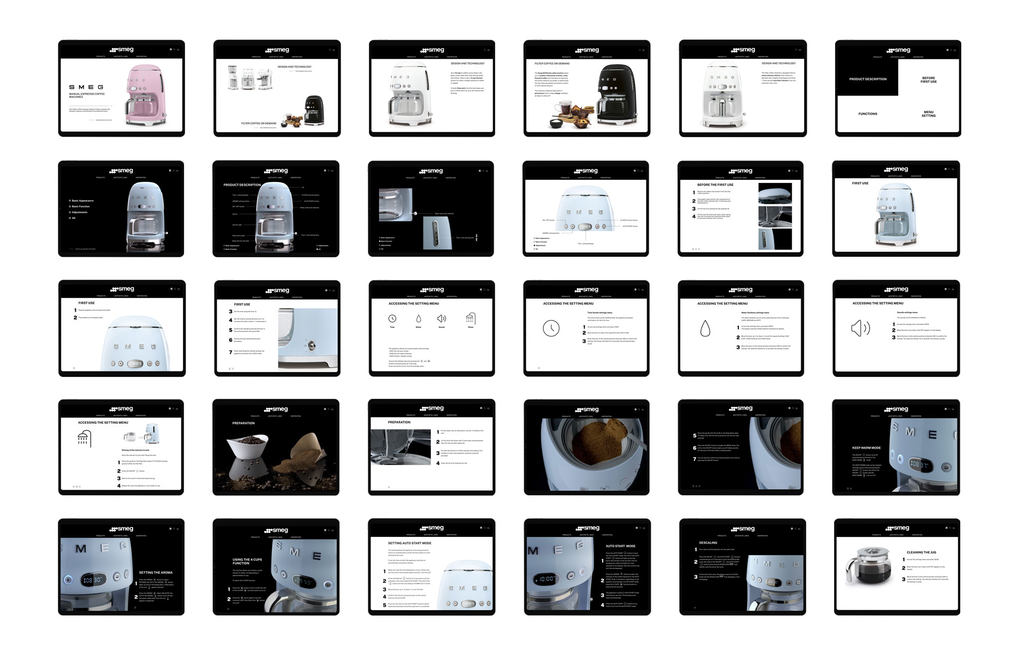 SMEG WEBSITE DESIGN by Yishuai Zheng – SVA Design