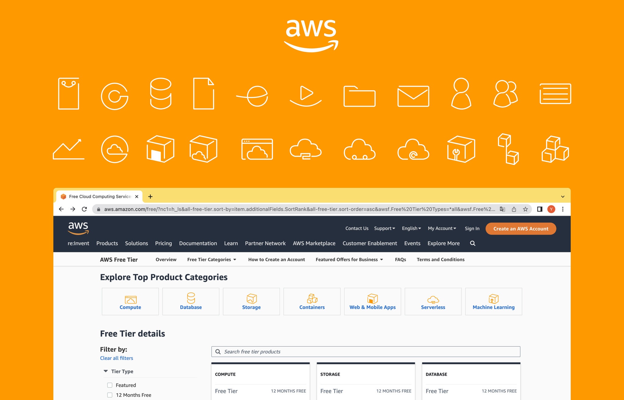 AMAZON WEB SERVICE ICONS REDESIGN by Yishuai Zheng – SVA Design