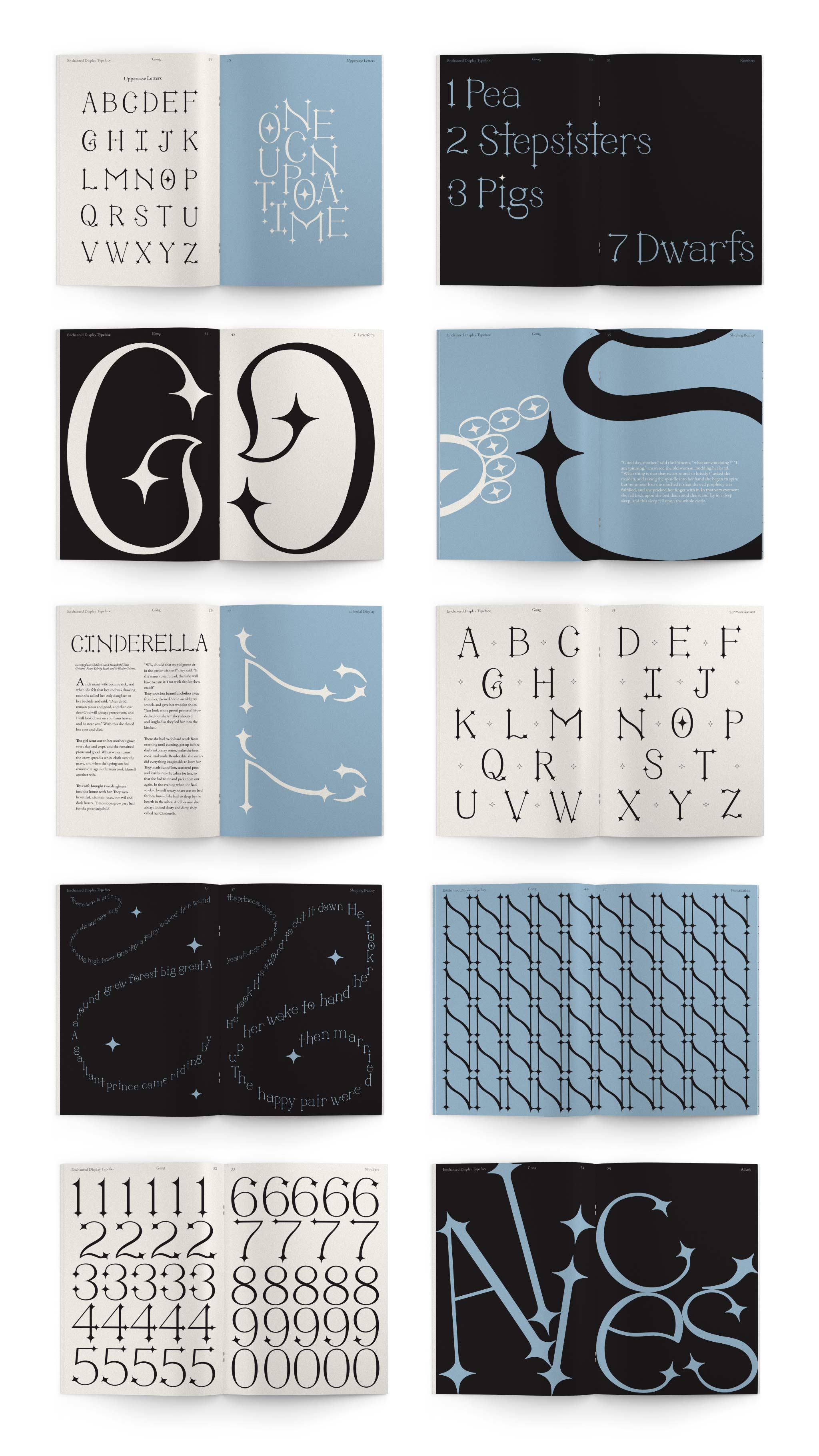 Enchanted Typeface Design by Angela Gong – SVA Design