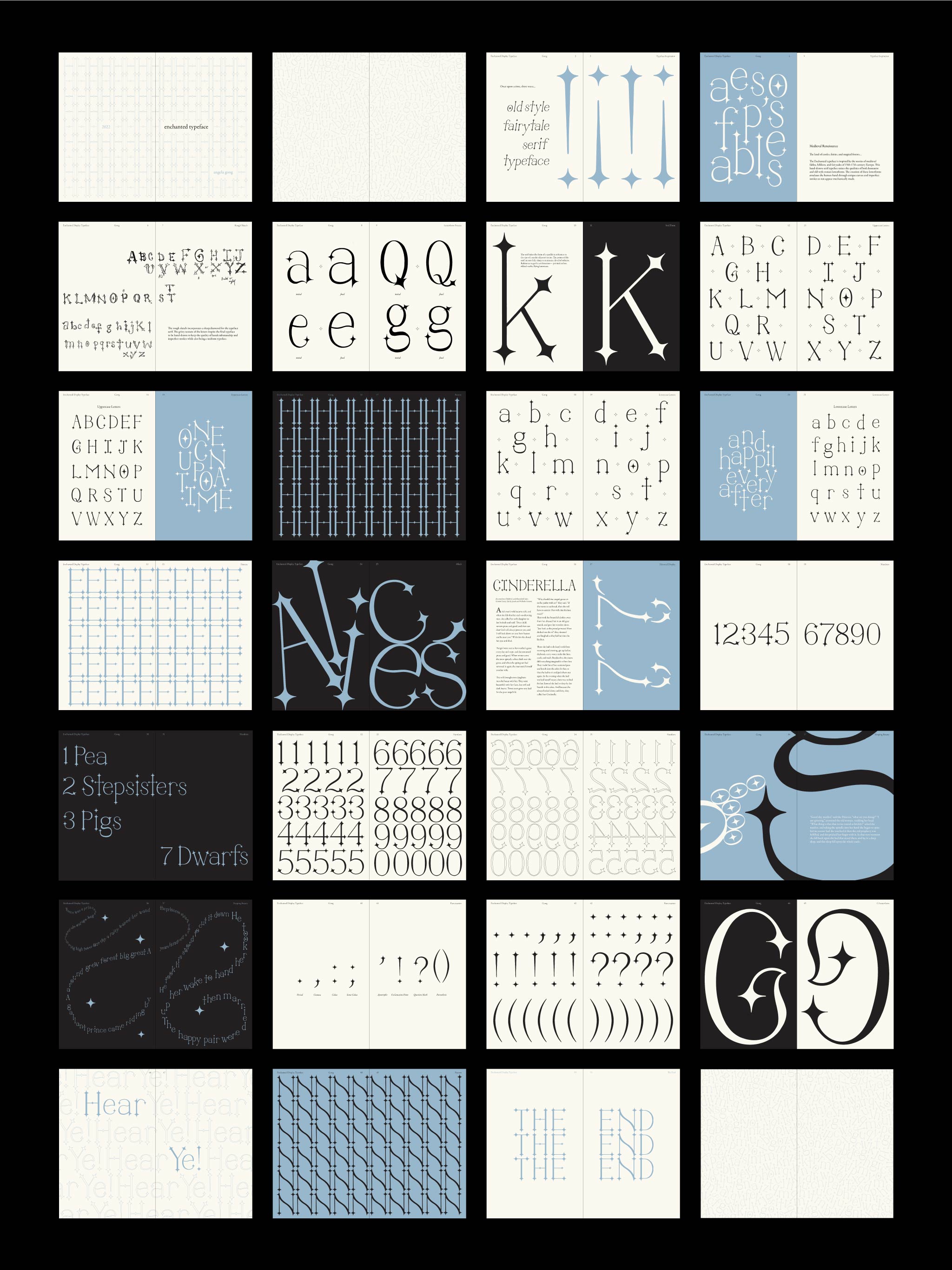 Enchanted Typeface Design by Angela Gong – SVA Design