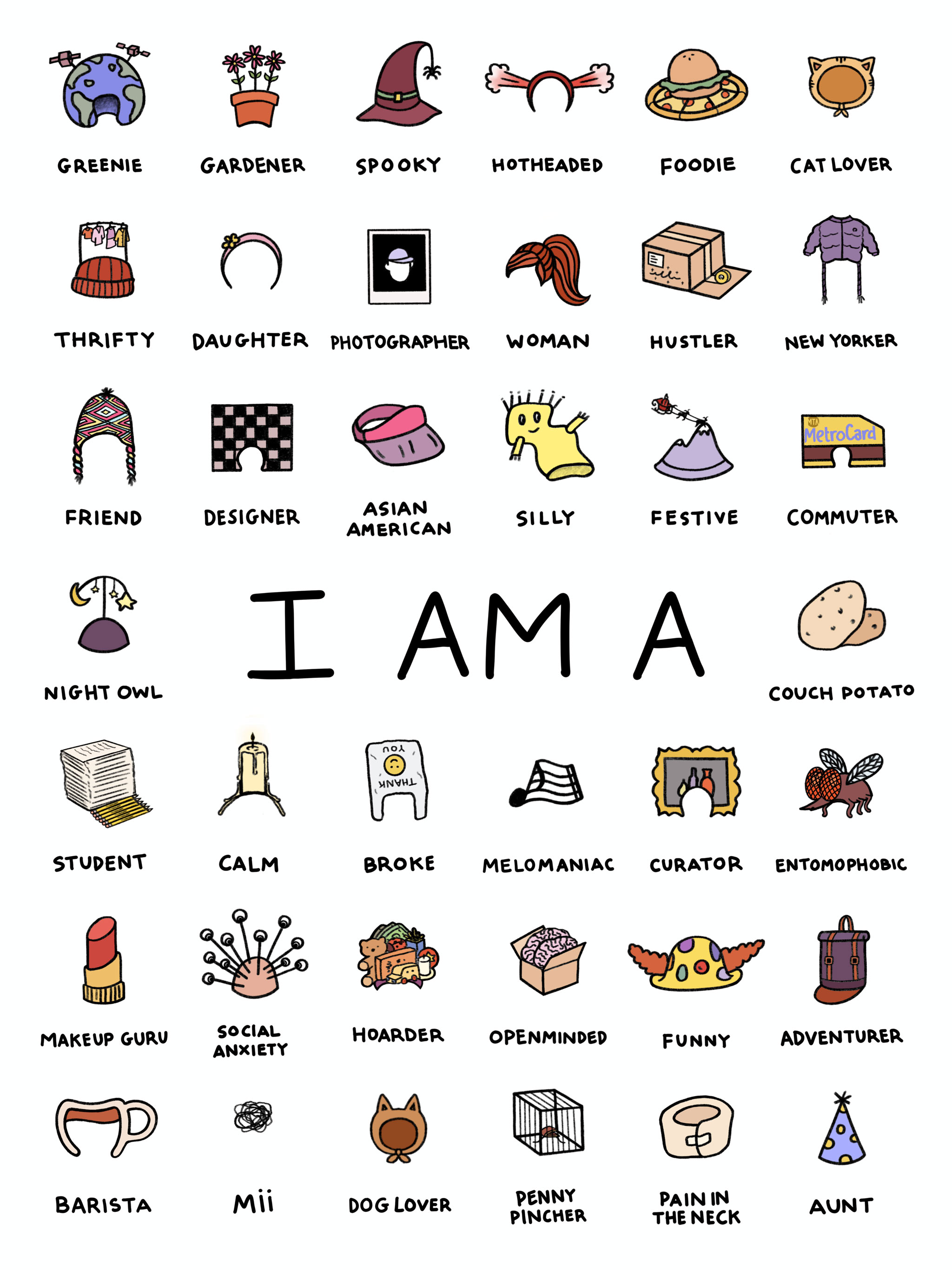 I Am Poster by Angela Gong – SVA Design