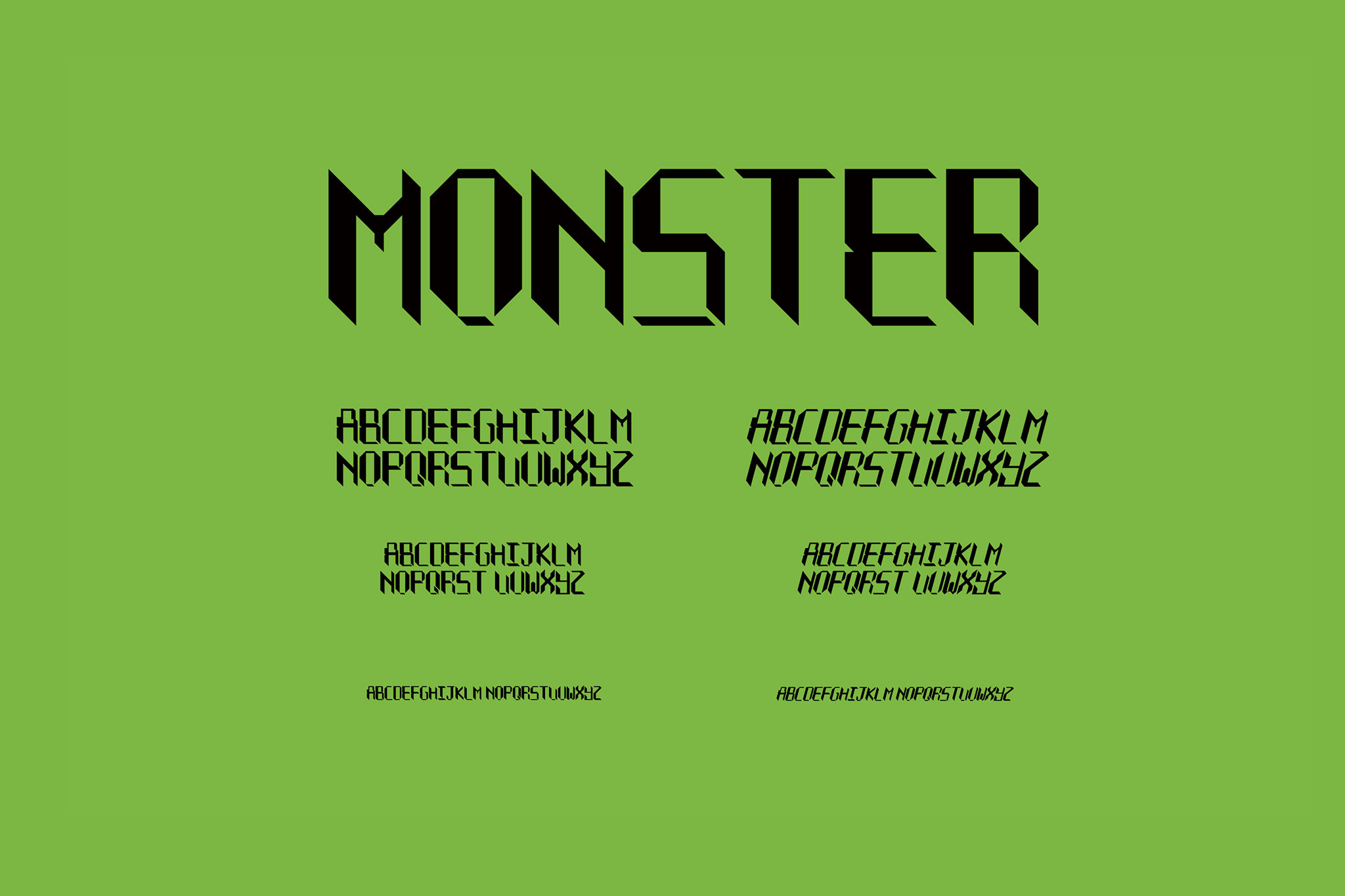 MONSTER TYPE DESIGN by Huiyi Nong – SVA Design