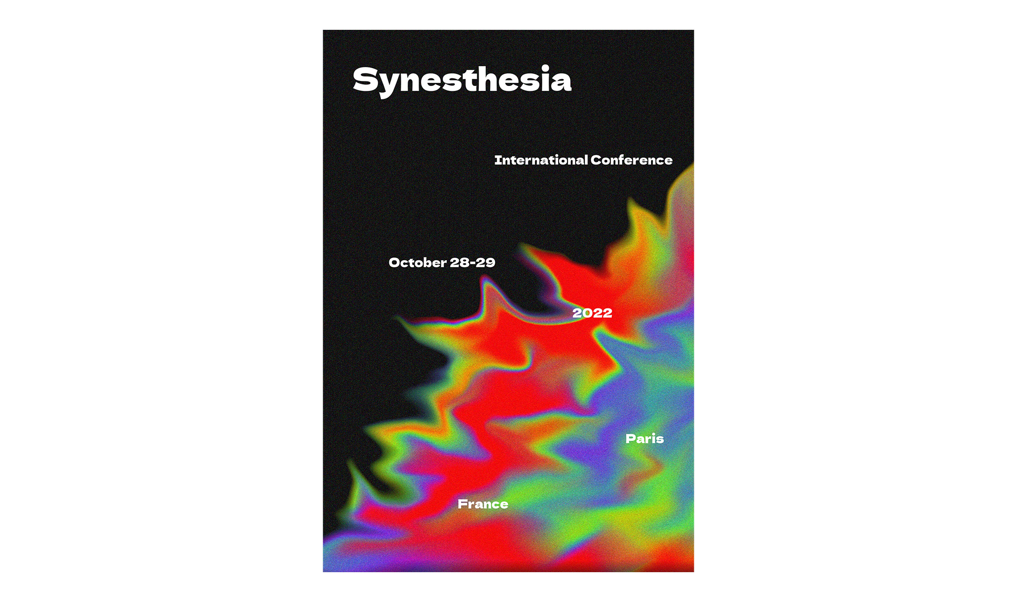Synesthesia Posters by Haozhi Yuan – SVA Design