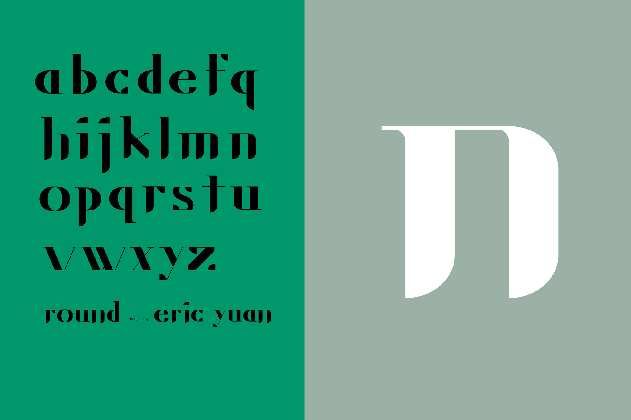 Round Typeface by Haozhi Yuan – SVA Design