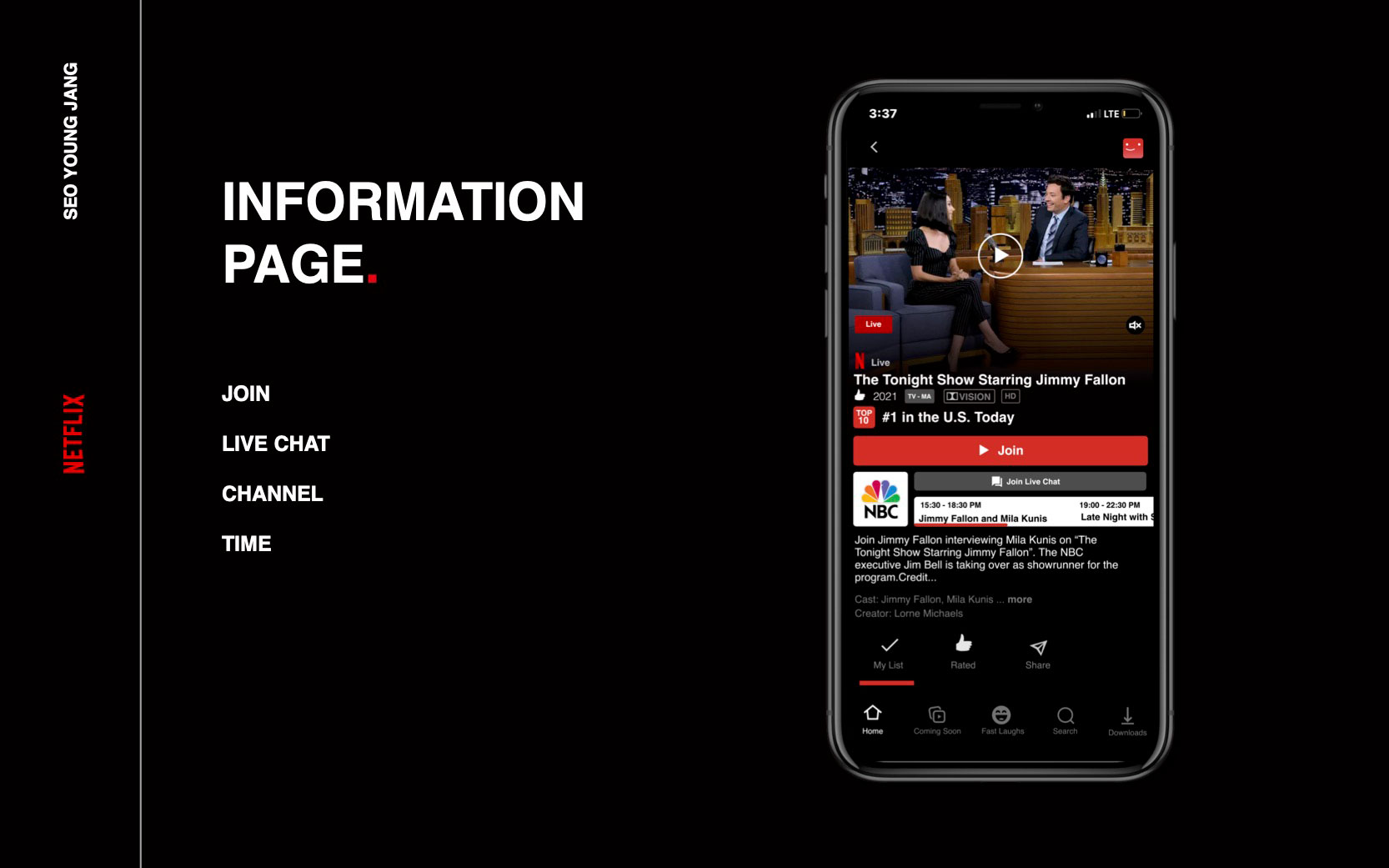 NETFLIX (UI UX) by Seo Young Jang – SVA Design