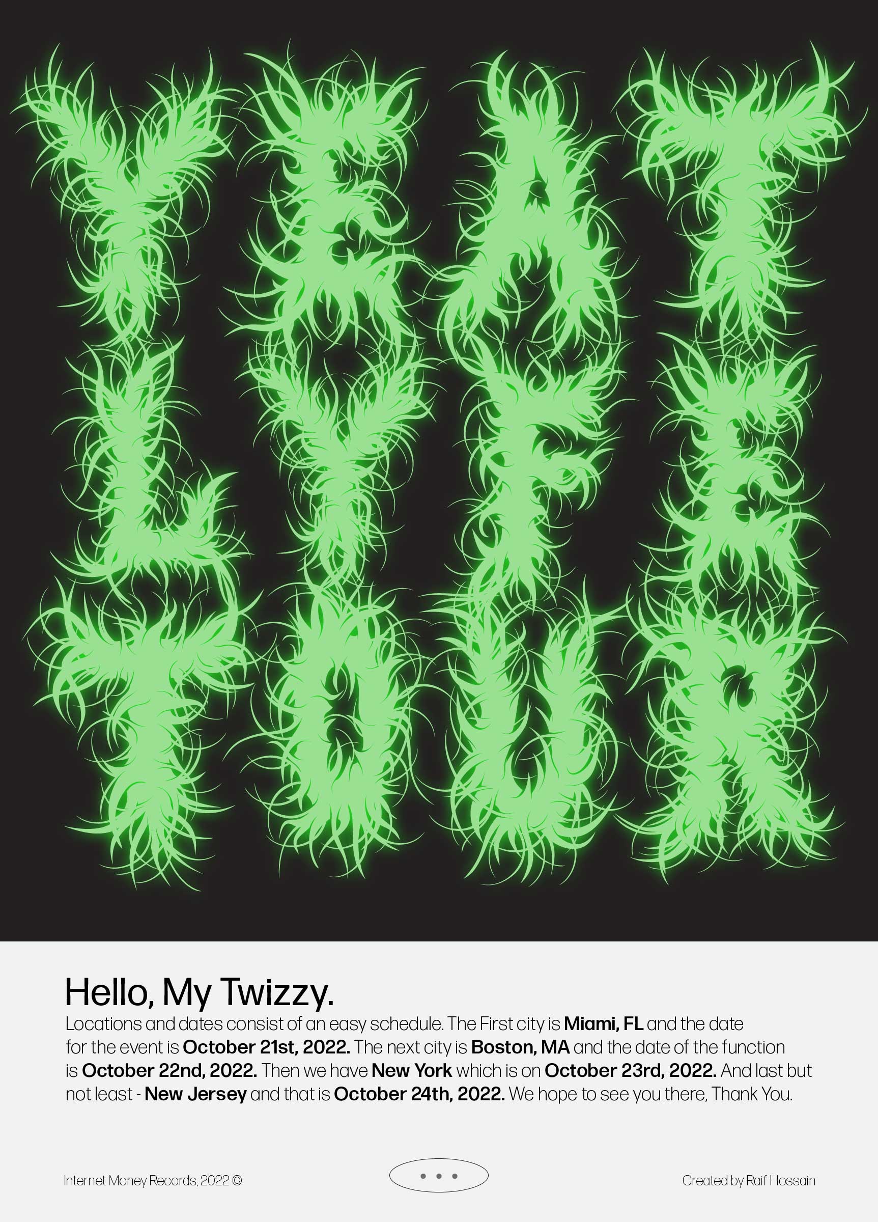 YEAT POSTERS by Raif Hossain – SVA Design