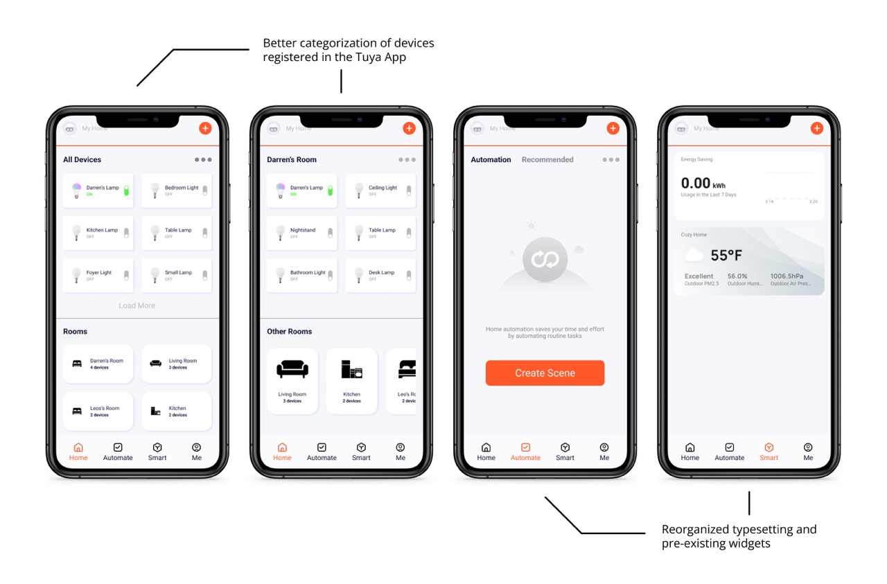 Smart Bulb App Redesign by Darren Yao – SVA Design