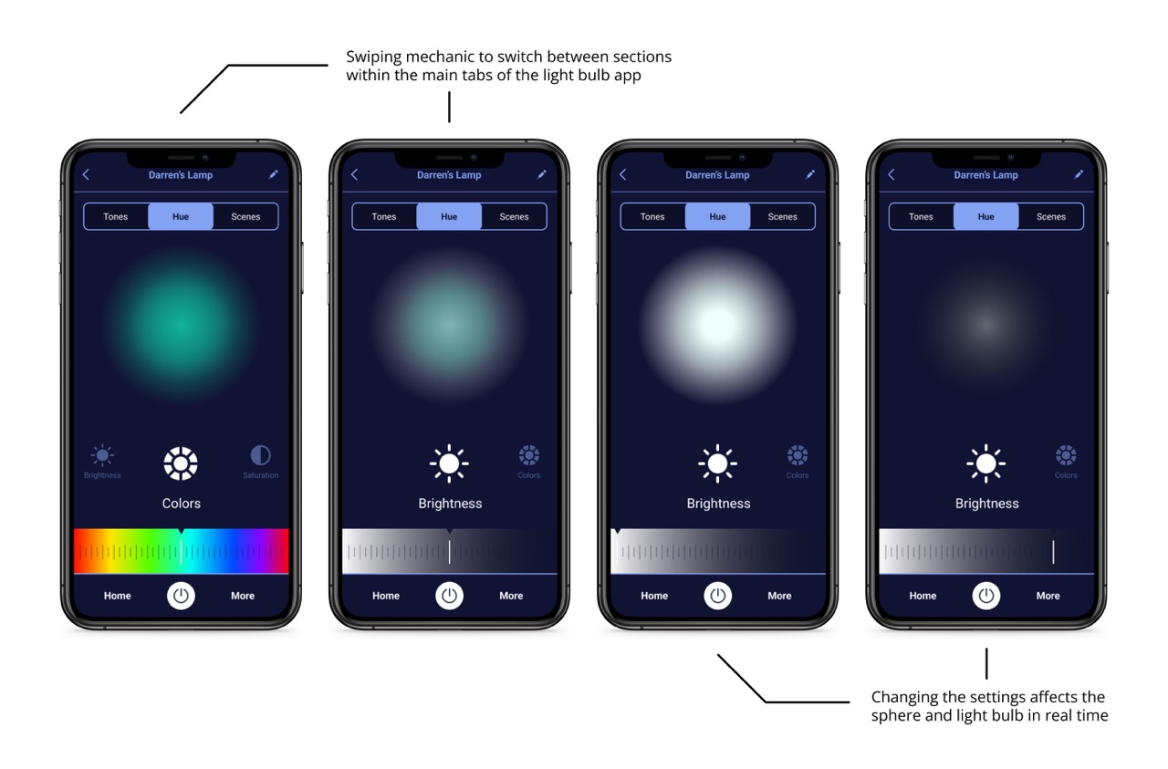 Smart Bulb App Redesign by Darren Yao – SVA Design