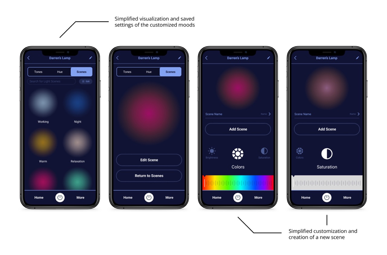 Smart Bulb App Redesign by Darren Yao – SVA Design