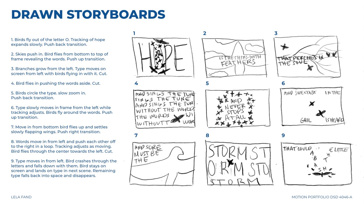 Hope is the Thing With Feathers by Lela Fand – SVA Design