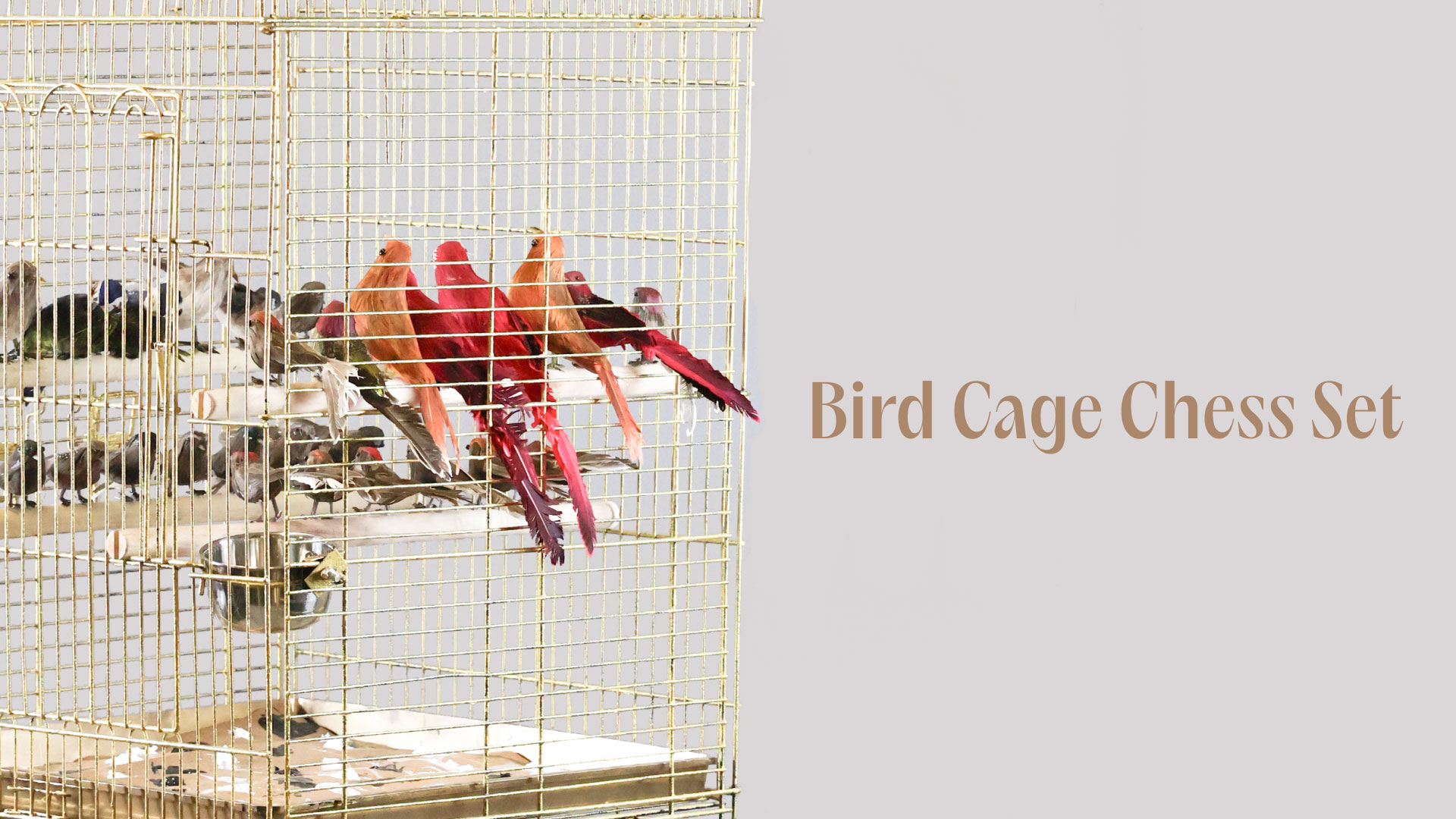Bird Cage Chess Set by Zhaoyi Mou – SVA Design