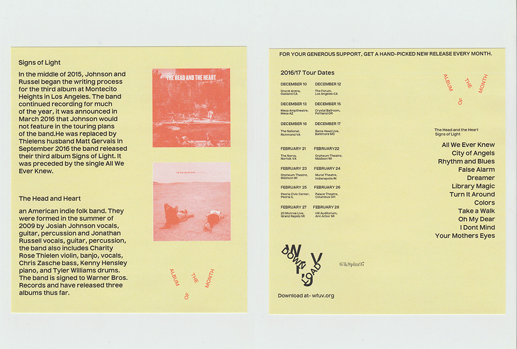 WFUV Radio Redesign by Kelsey Fitzgerald – SVA Design