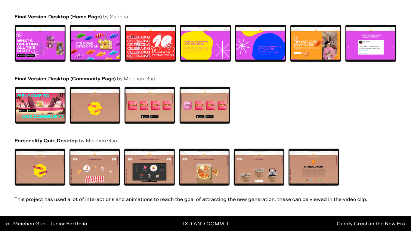 Candy Crush New Campaign by Meichen Guo – SVA Design