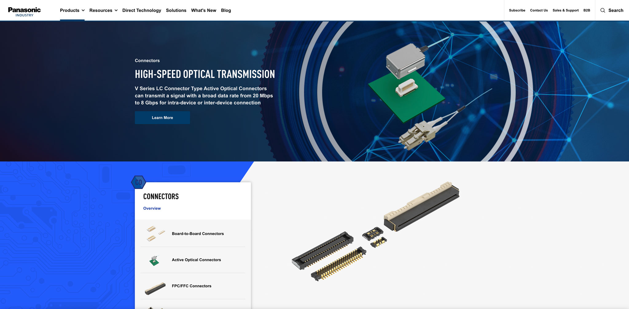 Panasonic Industry Web Graphics by Chungho Kim – SVA Design