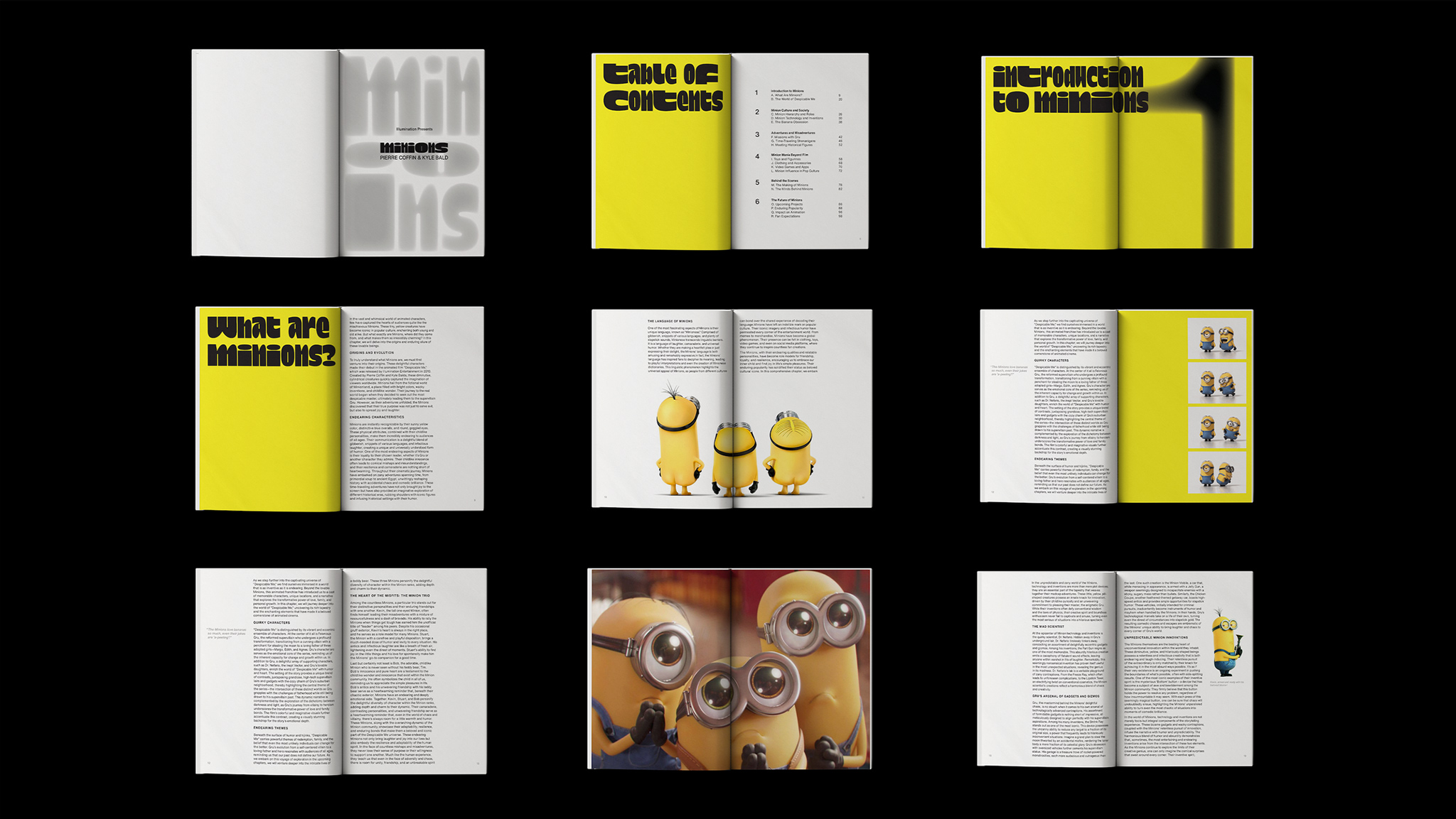 Minions Movie Book by Junyi Wang – SVA Design