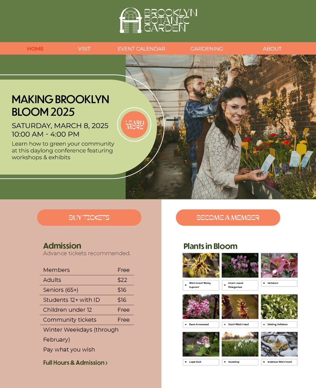 Brooklyn Botanic Garden - Rebrand by Abigail Sandoval – SVA Design