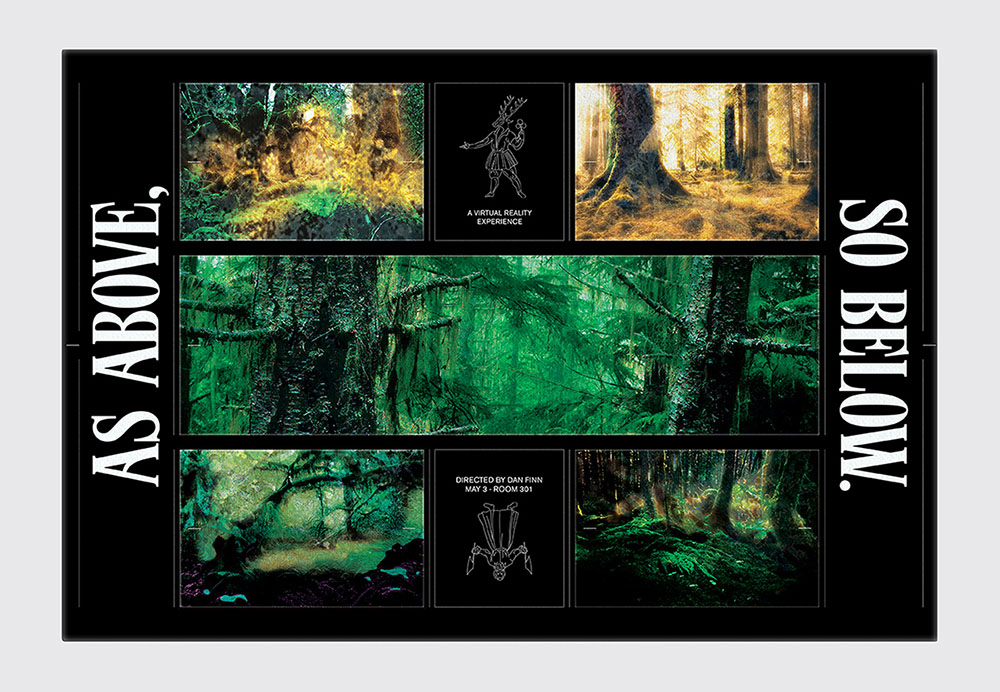 As Above, So Below Poster and Logotype by Joseph Haddad – SVA Design